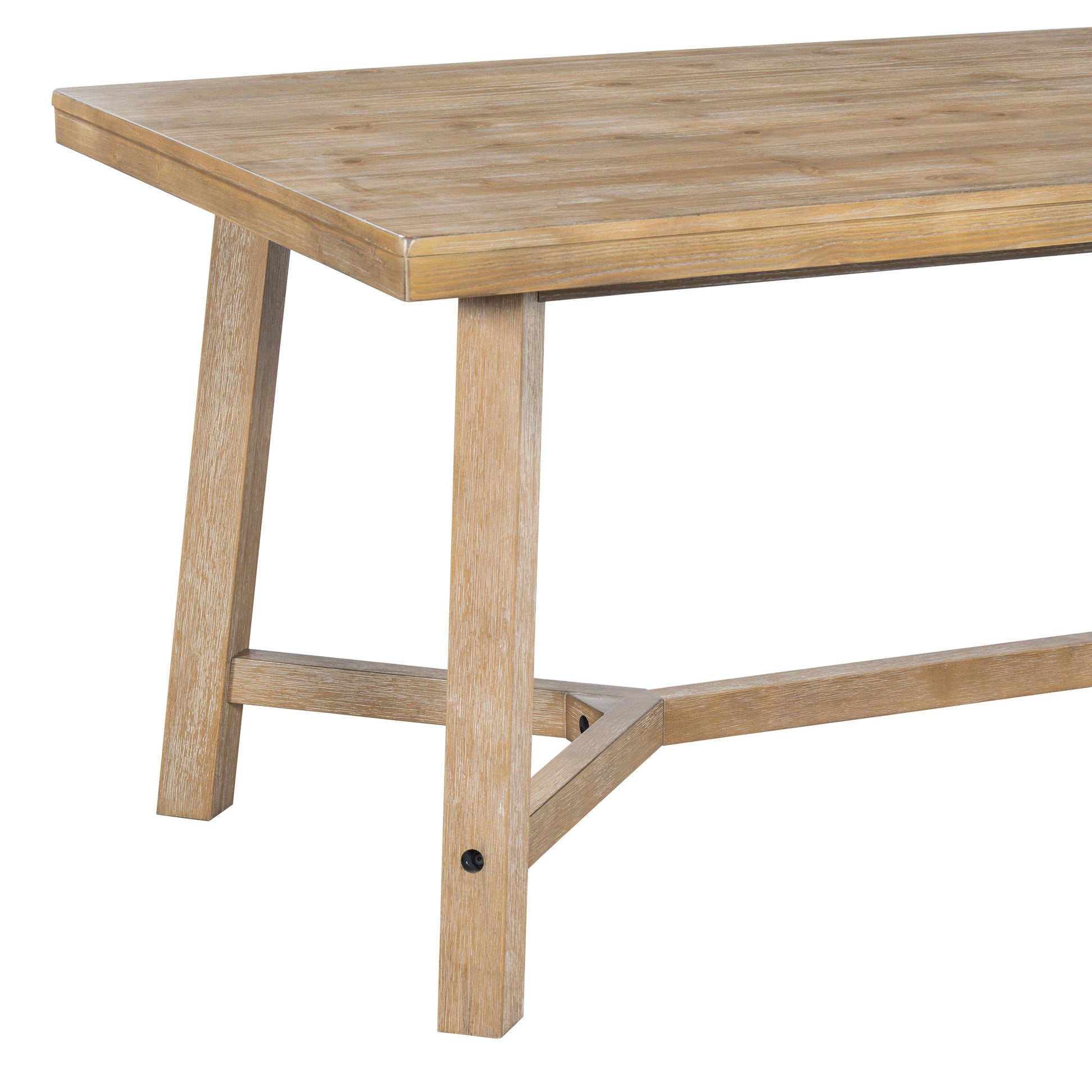 6-Piece Dining Set with Rectangular Table and 4 Upholstered Chairs - Pier 1