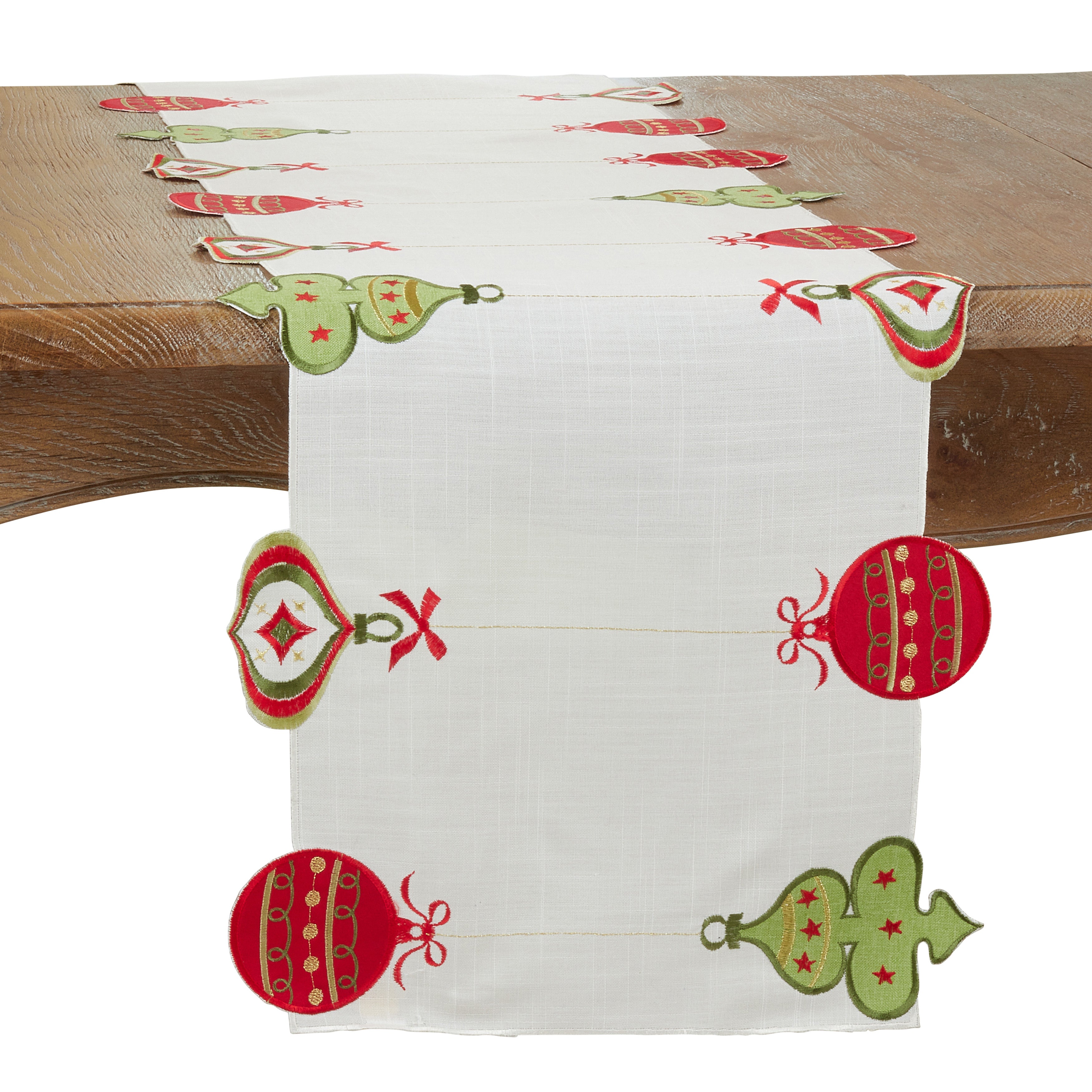 Embroidered Ornaments Table Runner – Pier 1