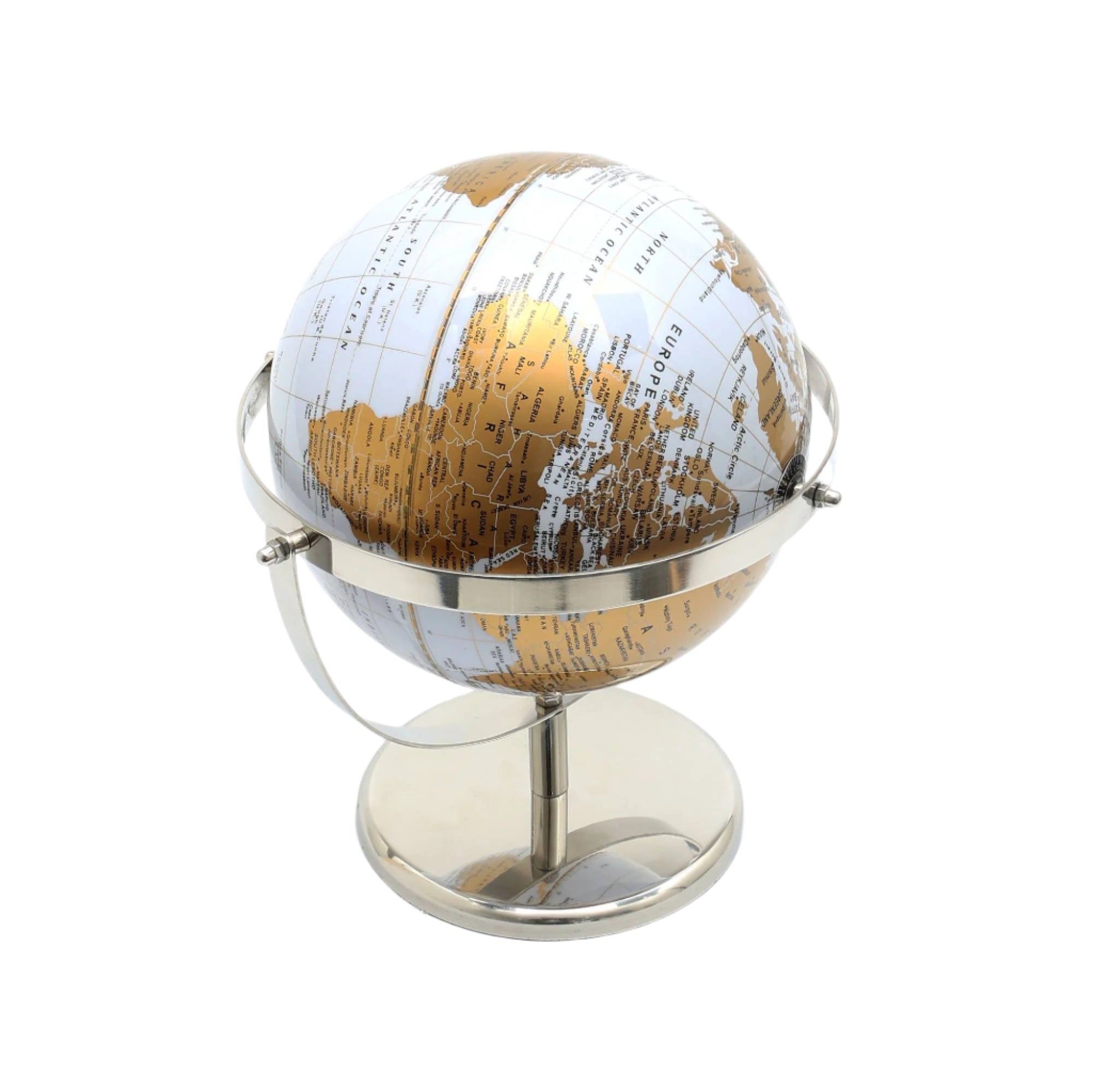 Tabletop Steel Electroplated Globe/Table Décor - Pier 1