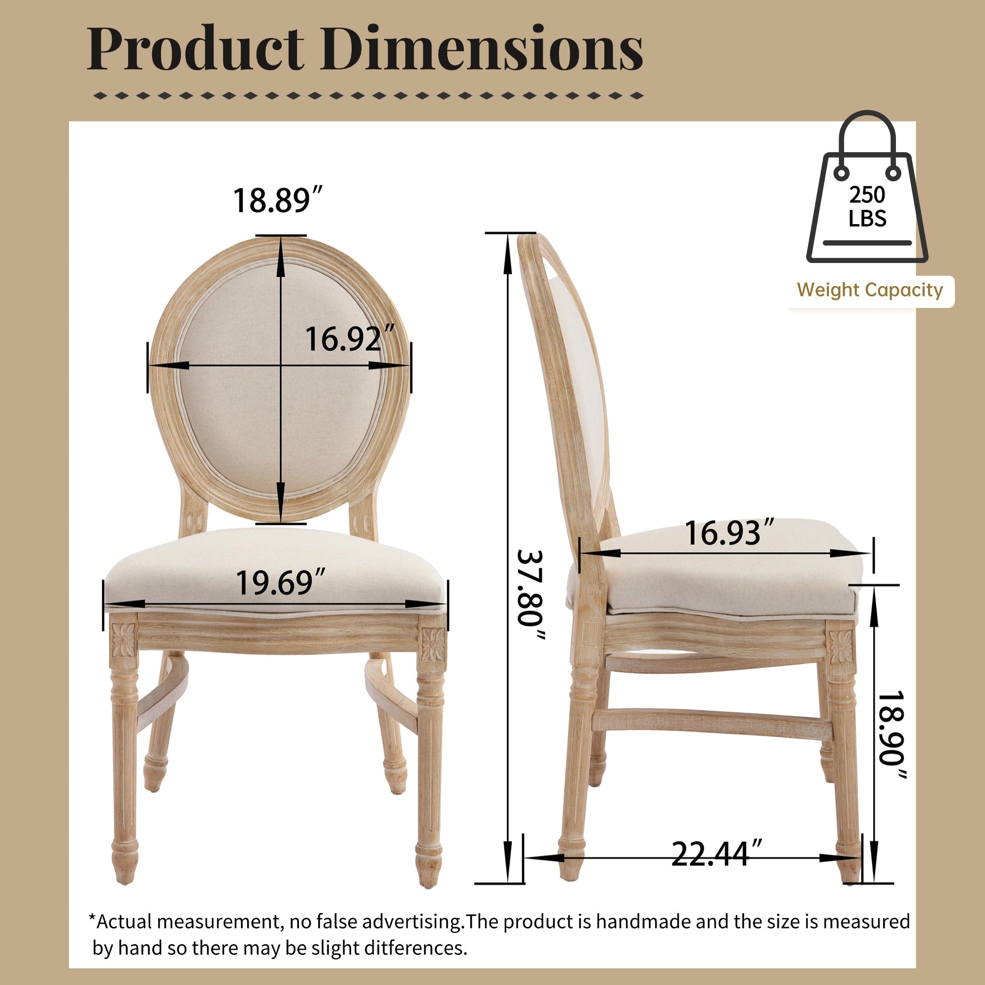 Elegant French Country Stacking Dining Chairs with Round Upholstered B ...