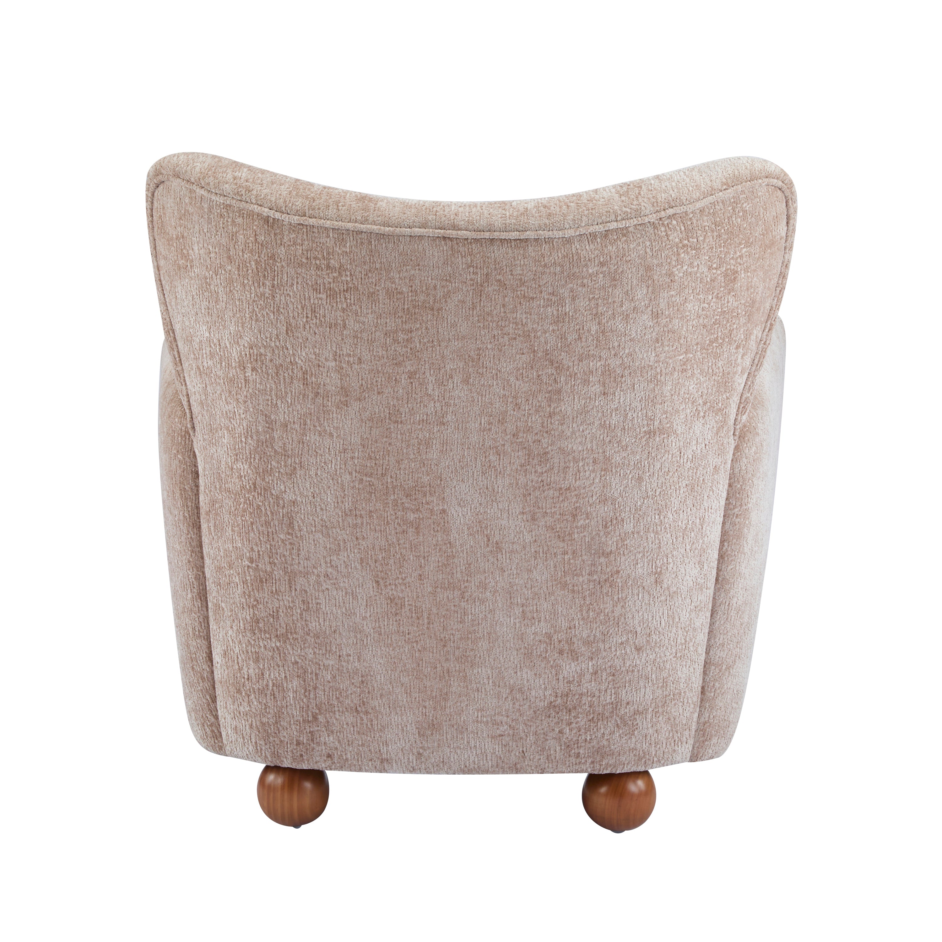 Cozy Wingback Accent Chair with Round Wood Feet – Pier 1