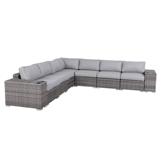 Minnesota 9-Piece Sectional Sofa Set with Cushions - Fully Assembled ...
