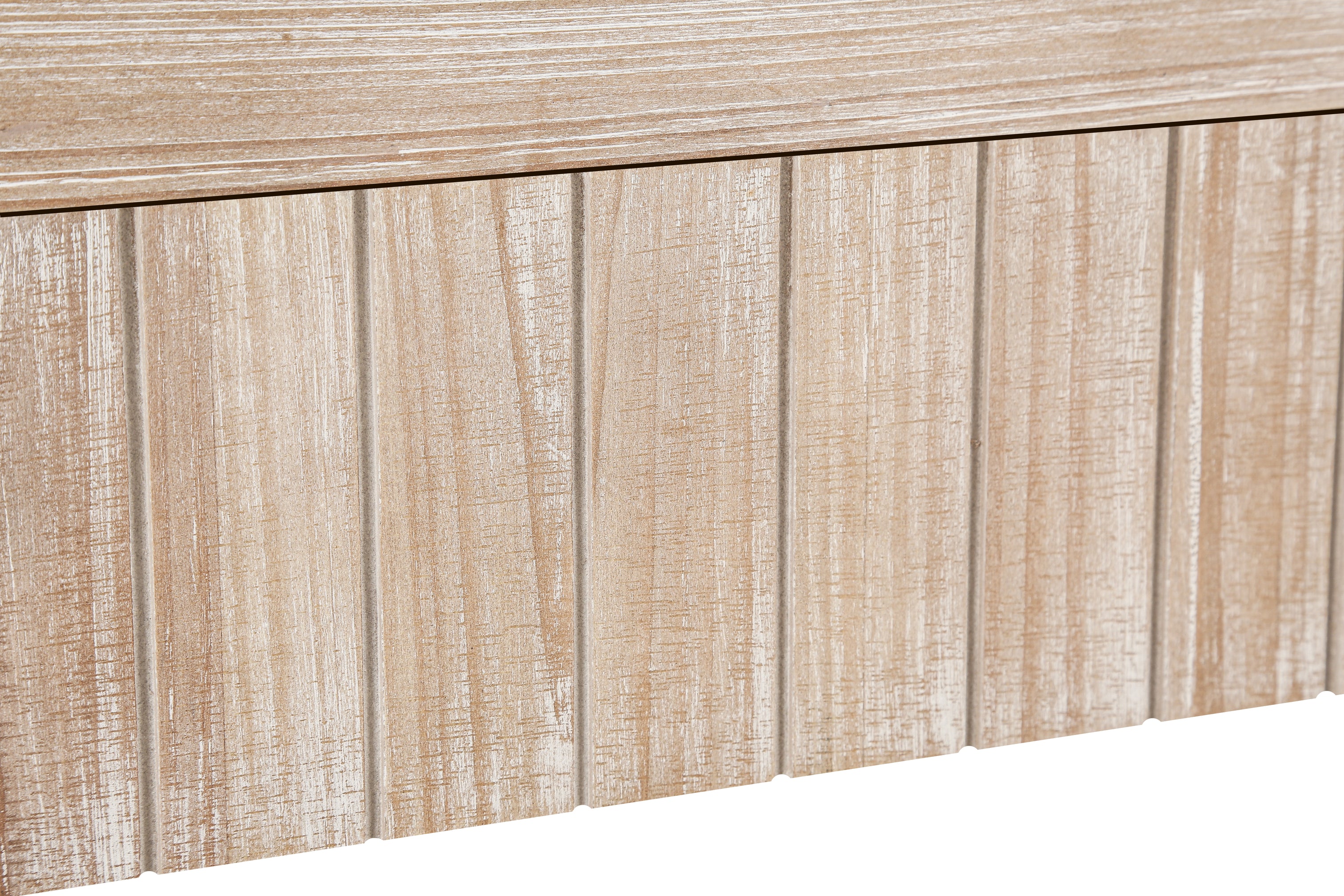 Console Table with Curved Edge 2 Hidden Handle Drawers - Pier 1