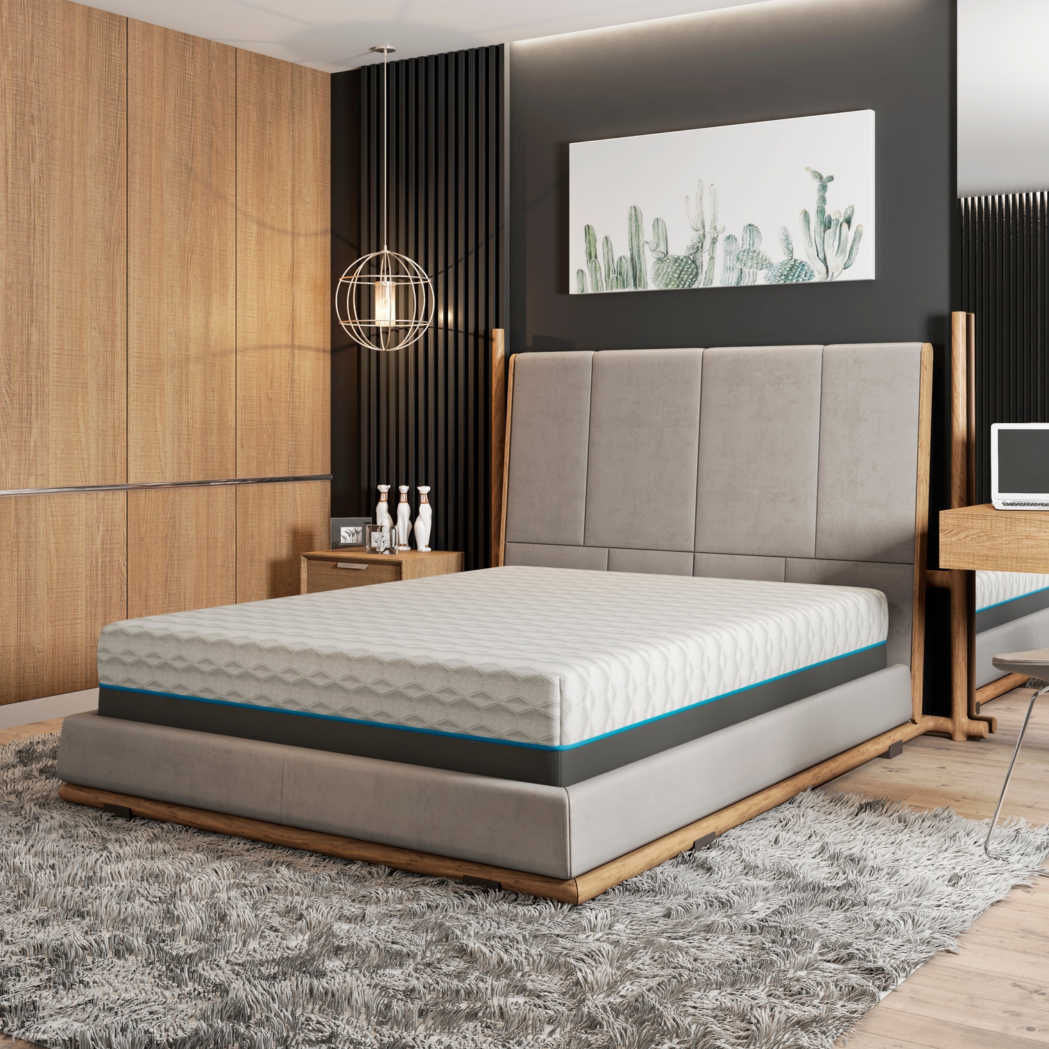 BedTech Copper Lux 12" Soft Memory Foam Mattress With Phase Change Coo ...