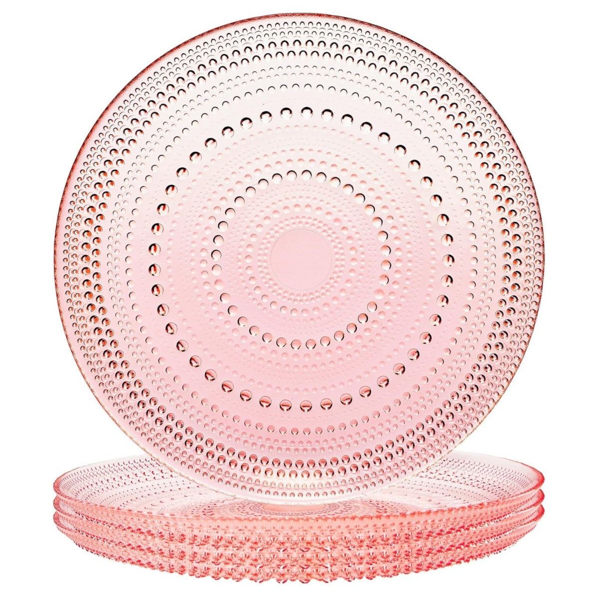 Pink Hobnail Dinner Plates Set of 4 - Pier 1