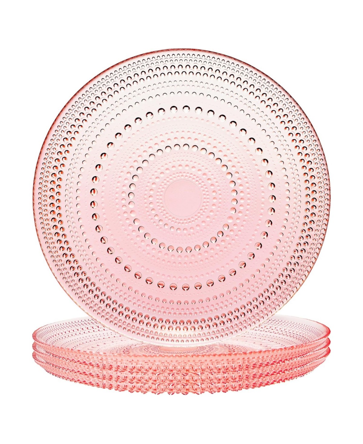 Pink Hobnail Dinner Plates Set of 4 - Pier 1