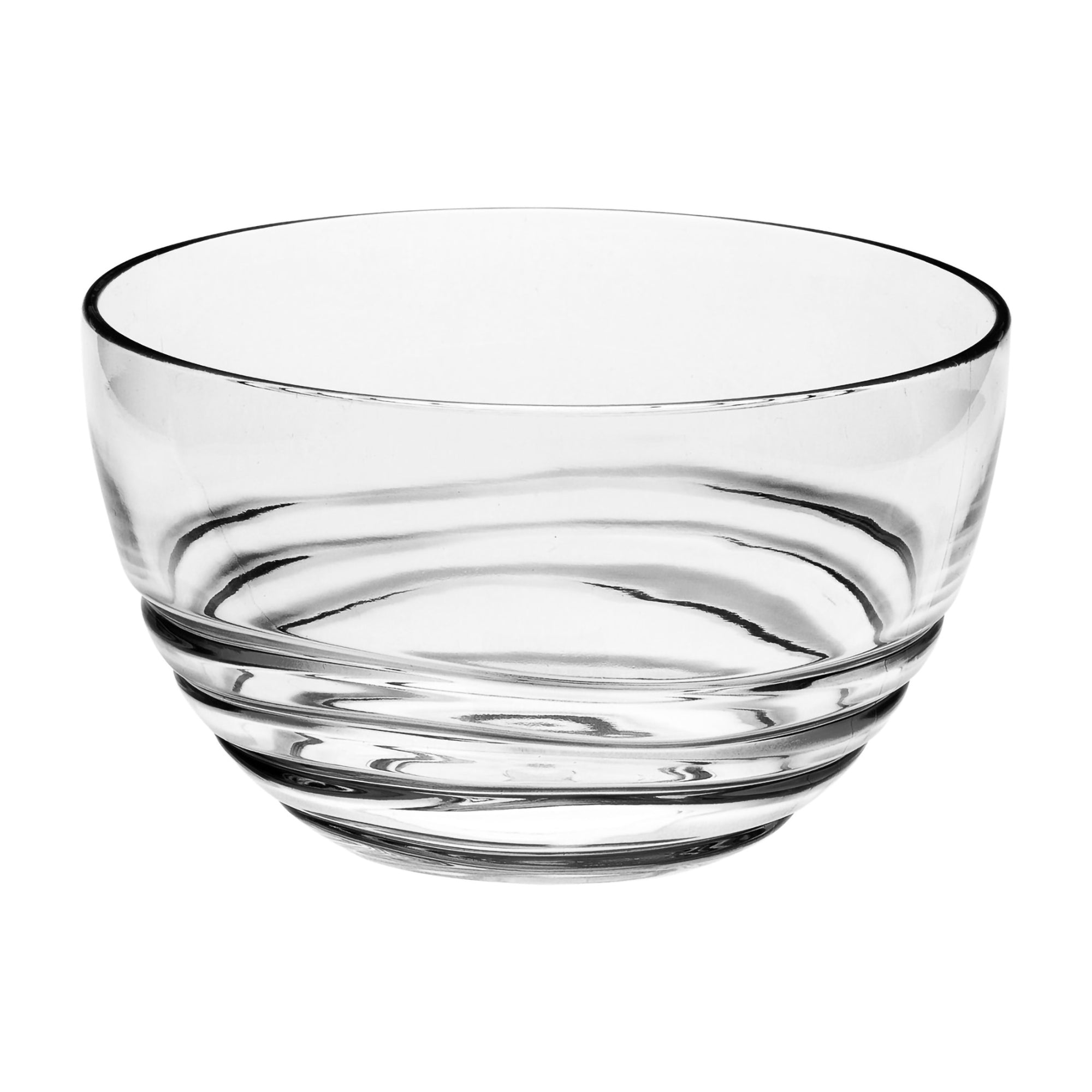 Swirl Acrylic Serving Bowls, Break Resistant Small Plastic Bowls for S ...