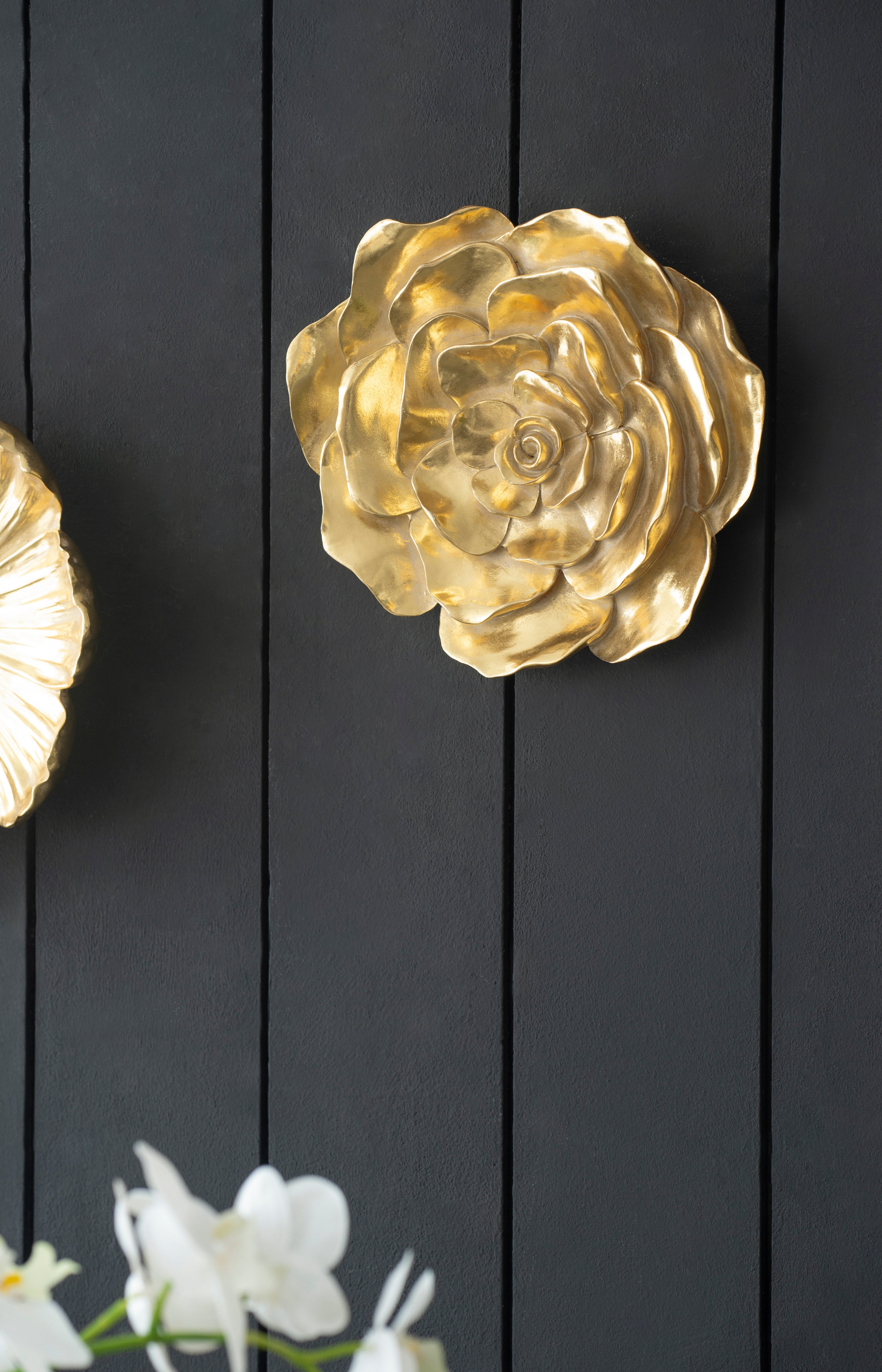 2-Piece Resin Rose Hanging Wall Decor - Pier 1