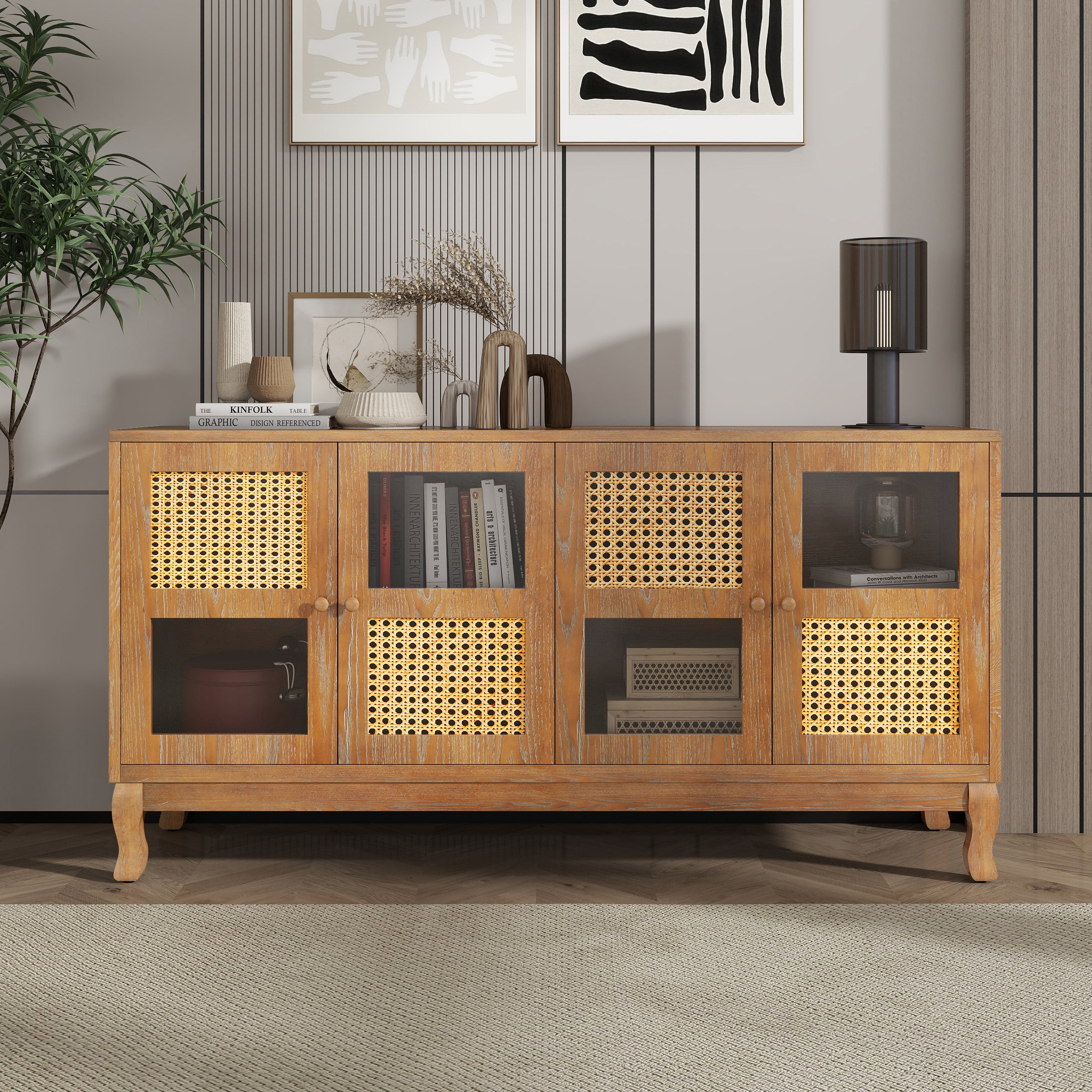 Retro 4-Door Sideboard - Pier 1