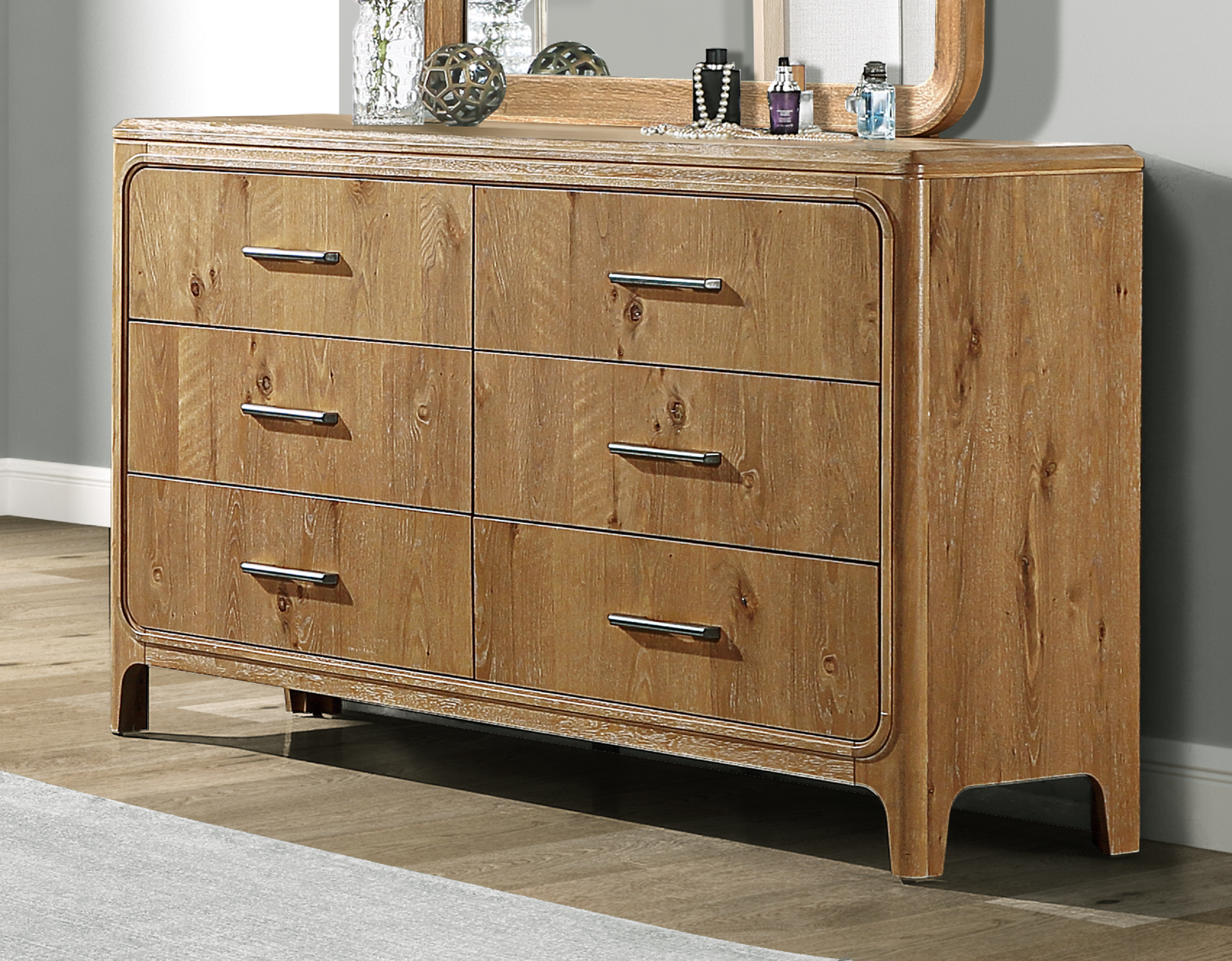 Velora Natural Wood Finish 6-Drawer Dresser – Pier 1