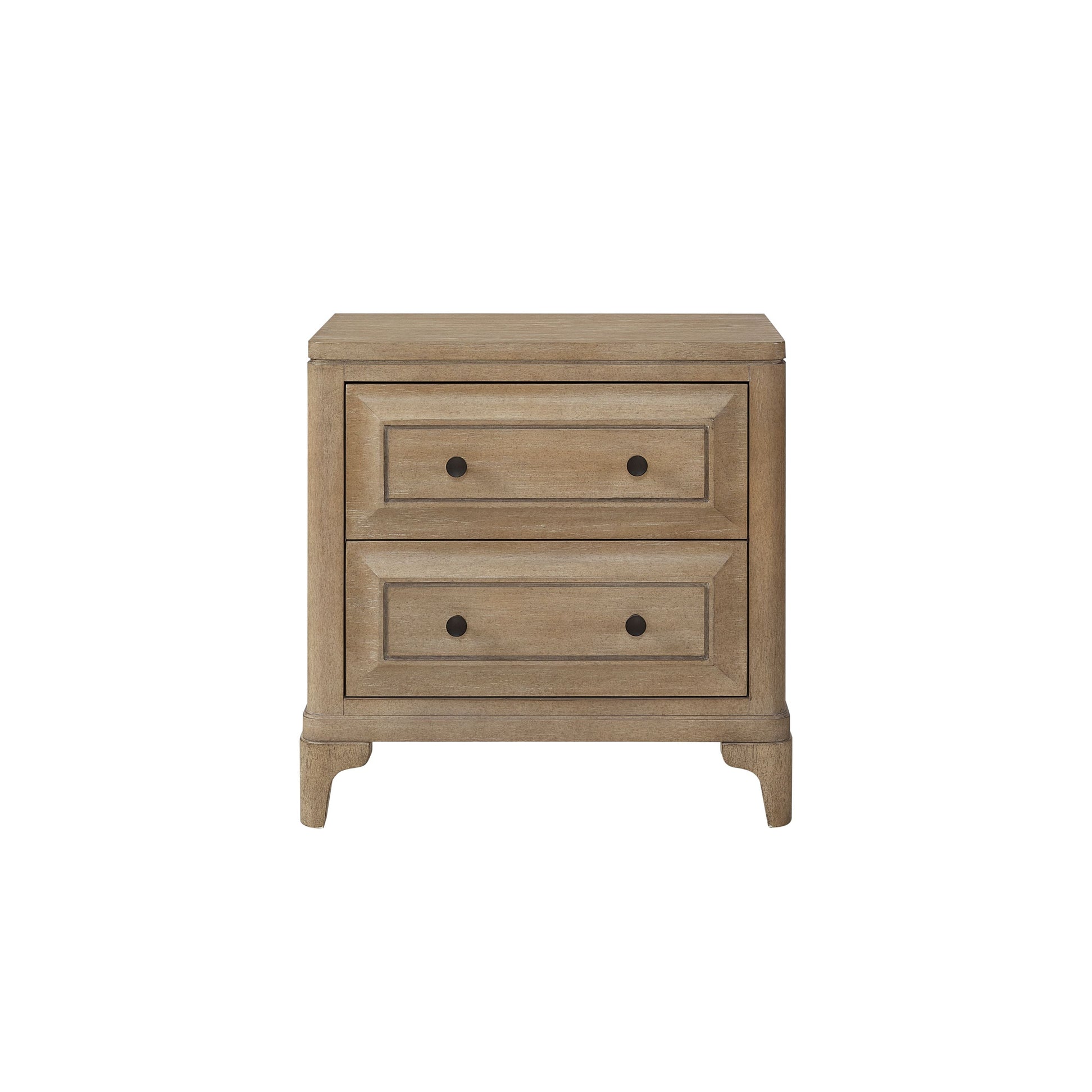 Sand Finish 2 Drawer Nightstand - Pier 1