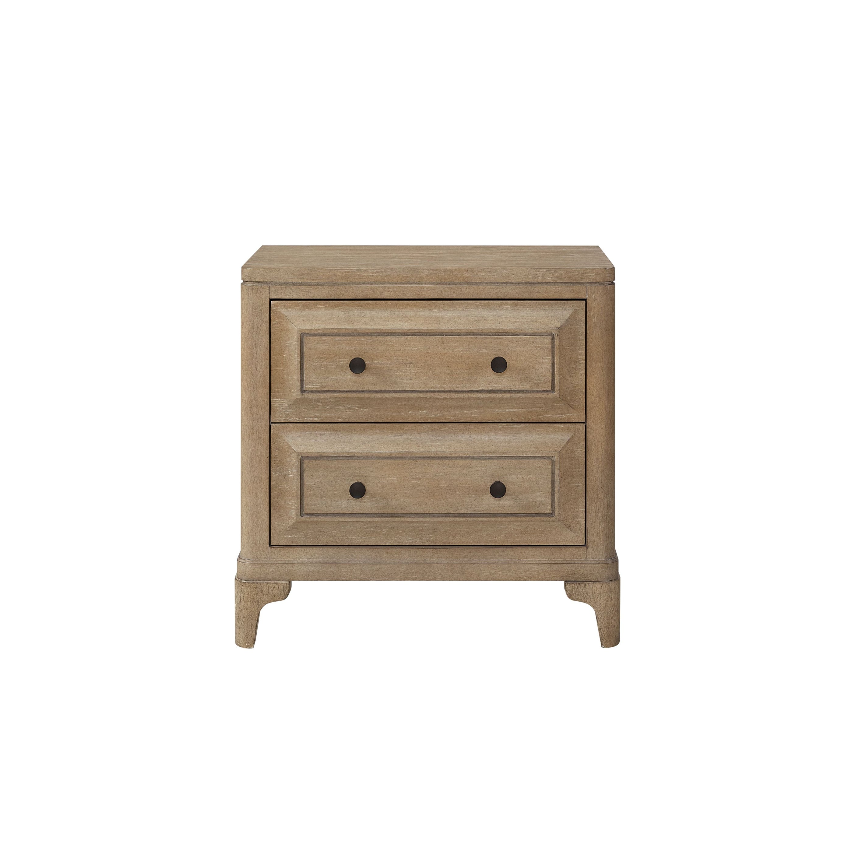 Sand Finish 2 Drawer Nightstand - Pier 1
