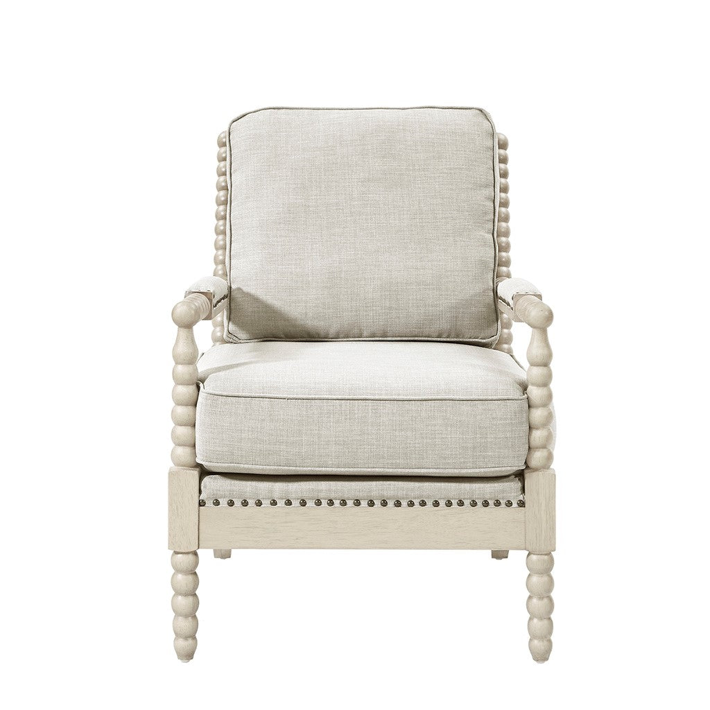 Automata Arm Chair with Open-Back Spindle and Turned Design - Pier 1