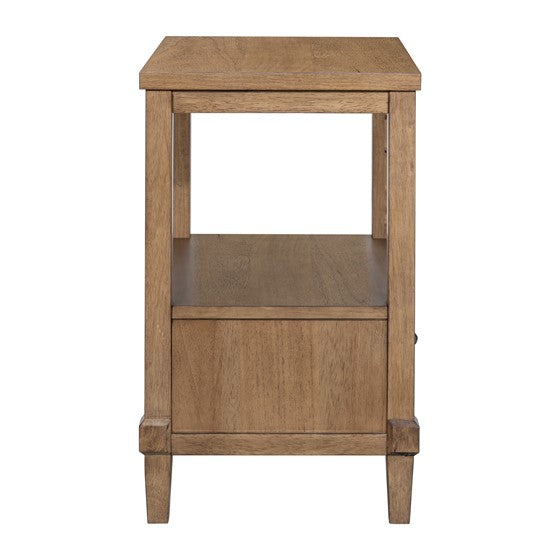 Nightstand with Bottom Drawer and Open Shelf - Pier 1
