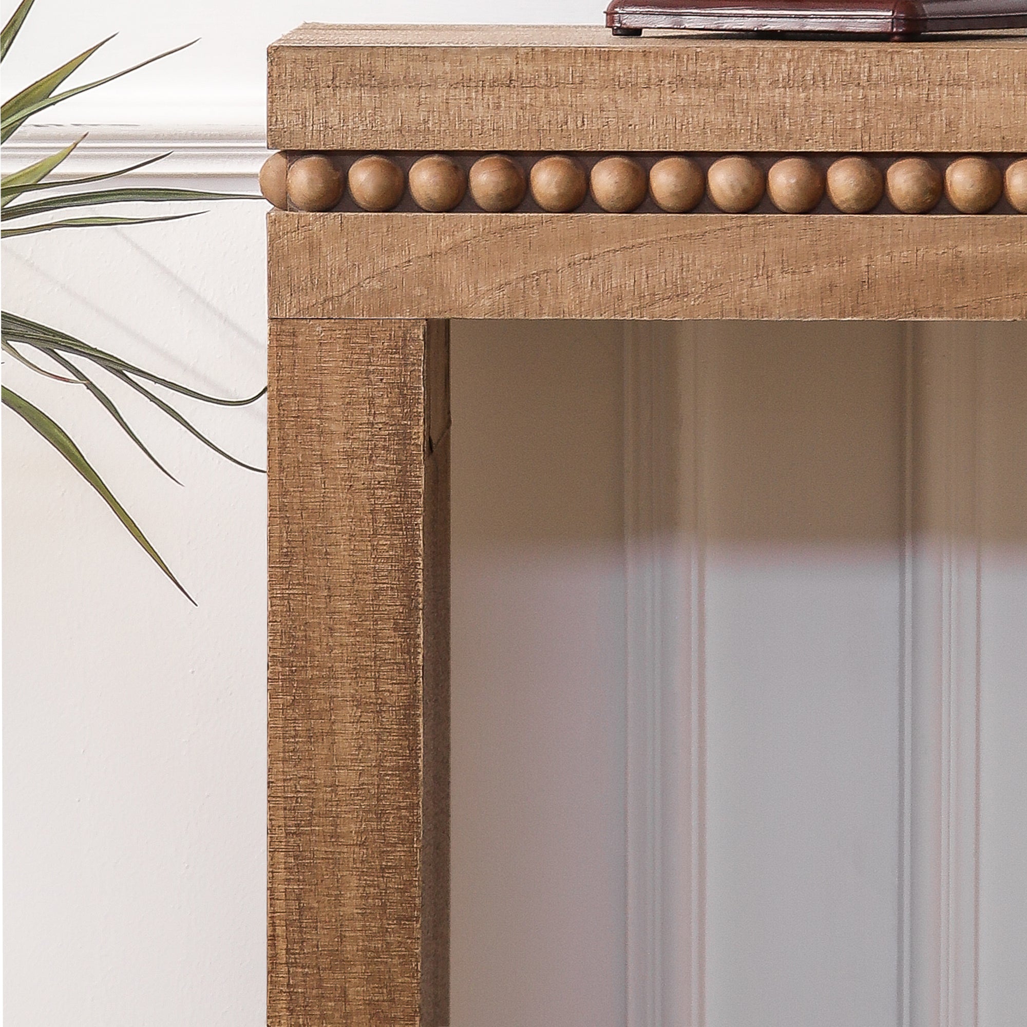Beholden Console Table with Read Wood Beads Decoration - Pier 1