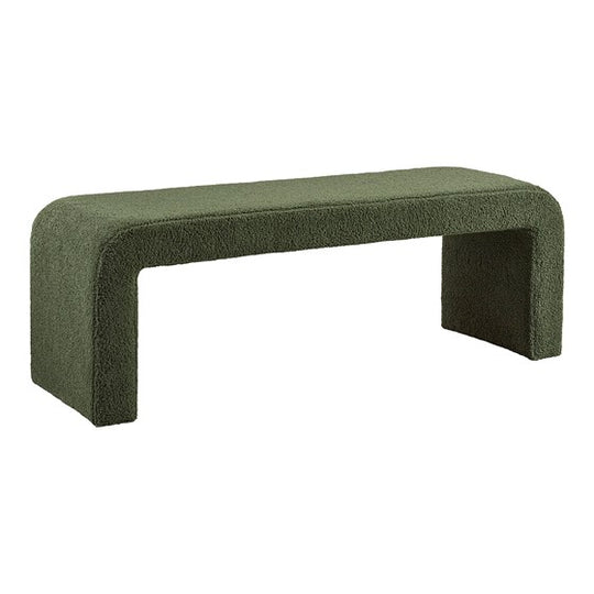 Goldmine Upholstered Bench with Curved Seat - Pier 1