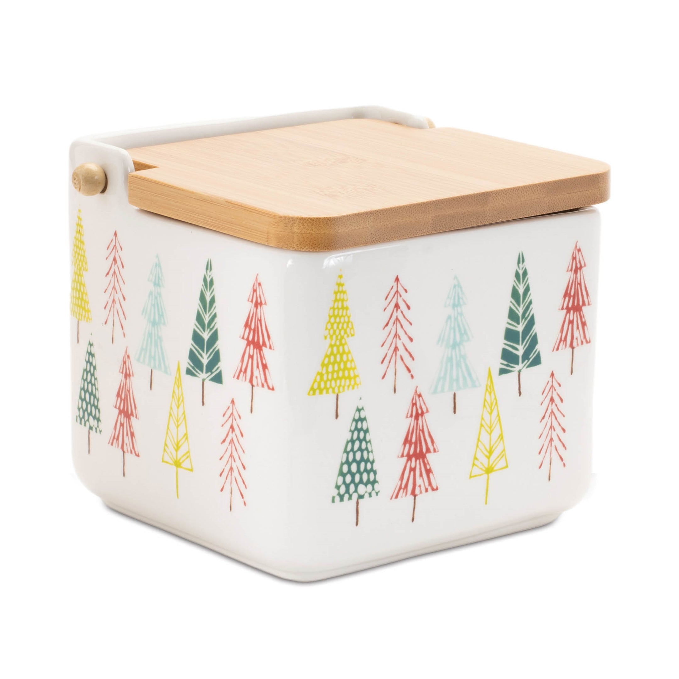 Ceramic Pine Tree Print Box, Set of 2 – Pier 1