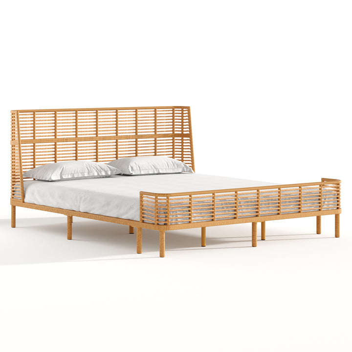 Wingback Rattan Bed – Pier 1