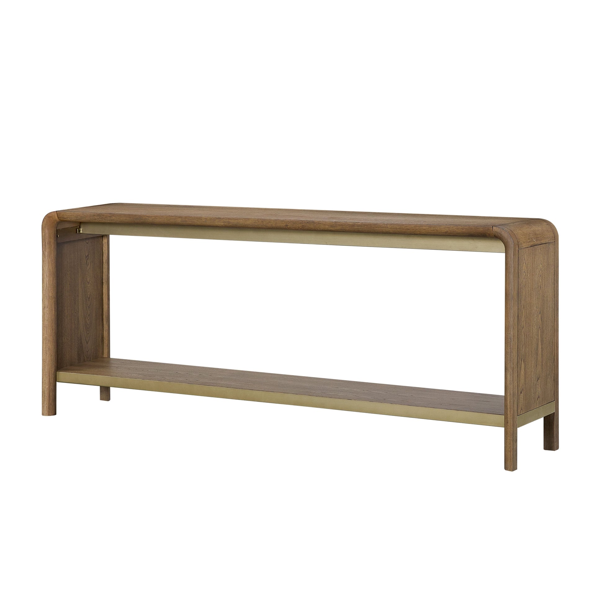 Waterfall Console Table with Bottom Shelf - Pier 1