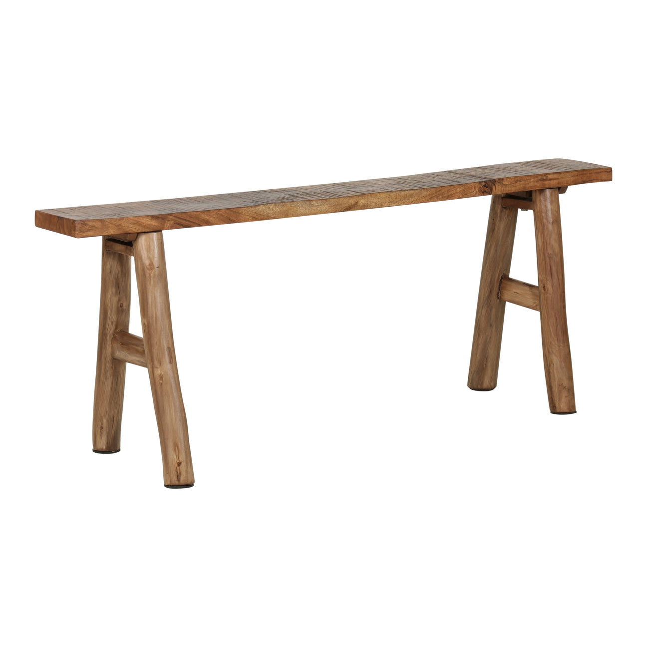 Narrow Solid Wood A-Frame Bench - Pier 1