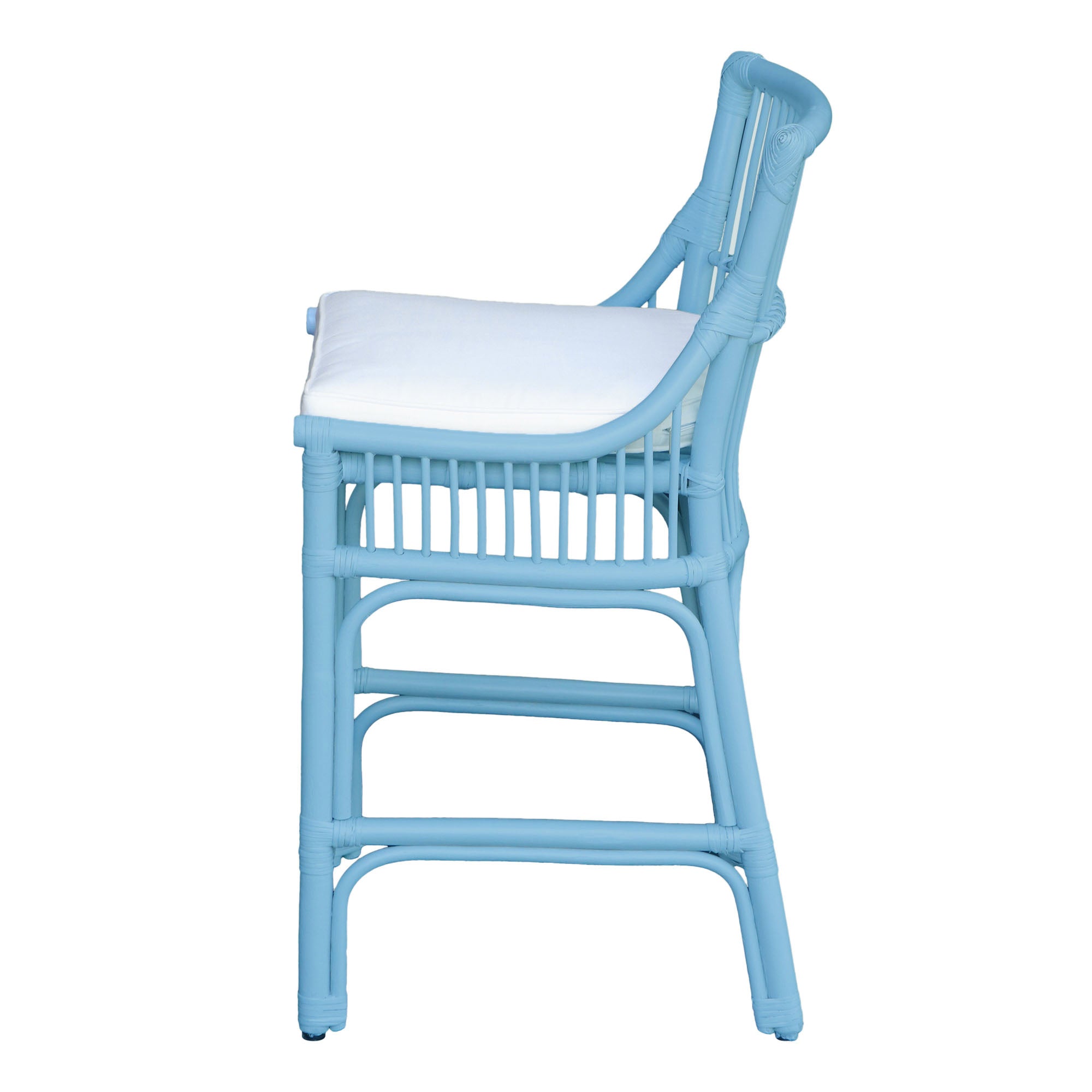 Rattan Slat Back Counter Stool - Pier 1
