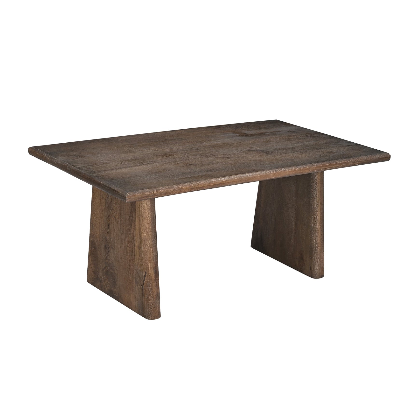 Trapezium Plank Wood Coffee Table – Pier 1