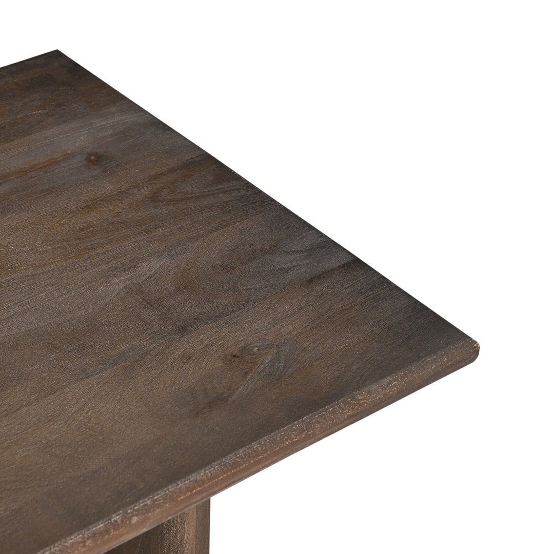 Trapezium Plank Wood Coffee Table – Pier 1