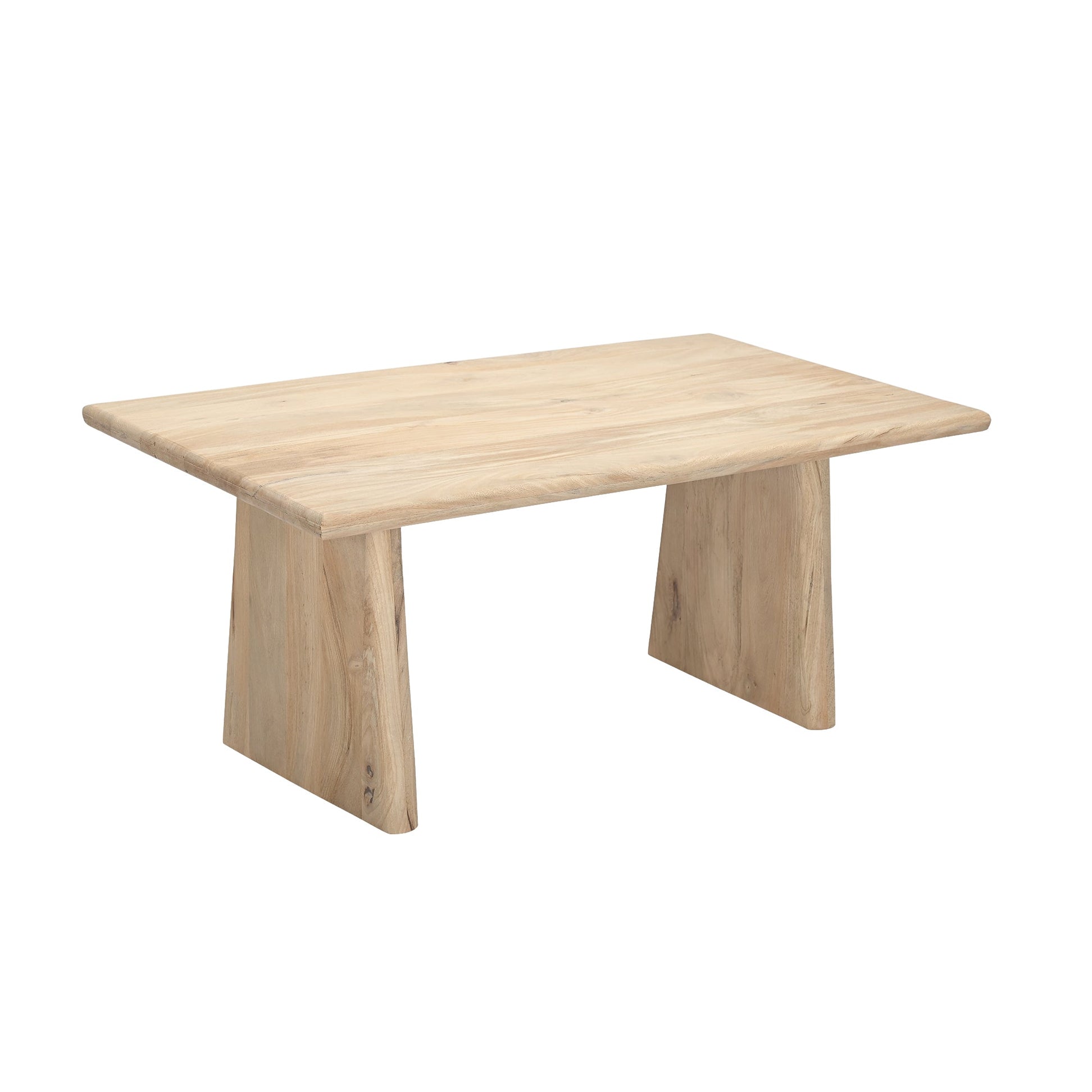 Trapezium Plank Wood Coffee Table – Pier 1