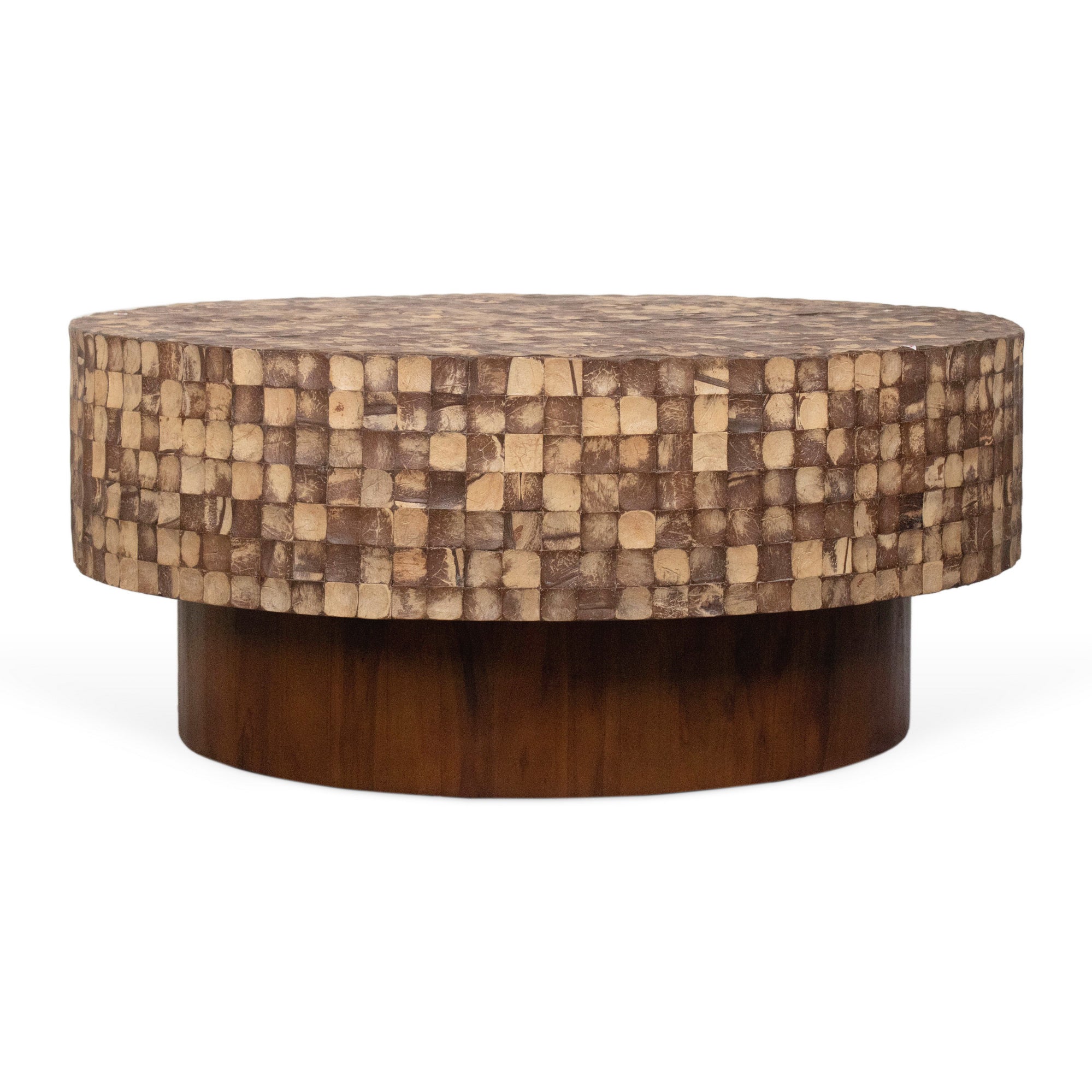 Shellcove Round Natural Coconut Shell Coffee Table – Pier 1