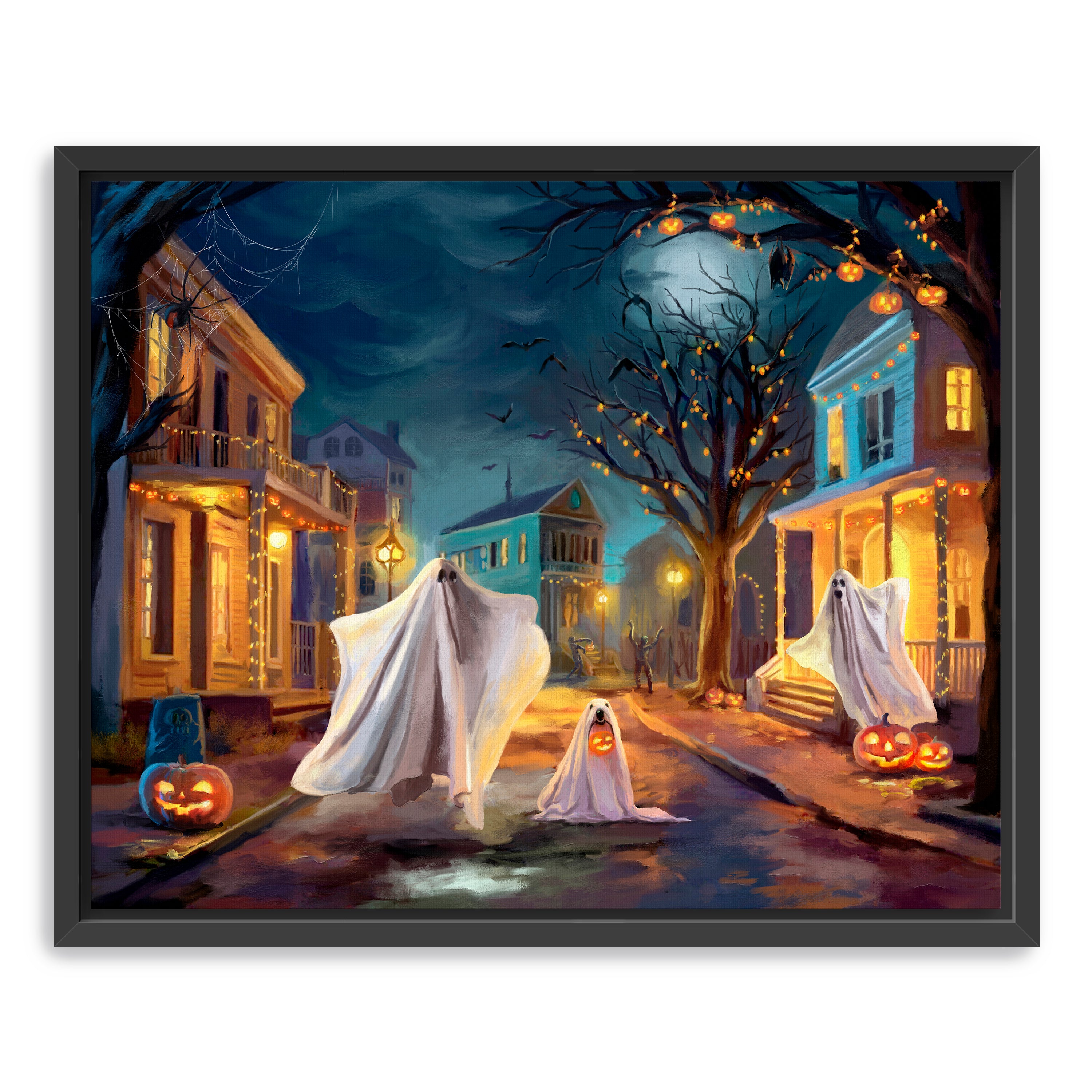 Halloween Street Party Canvas Giclee – Pier 1