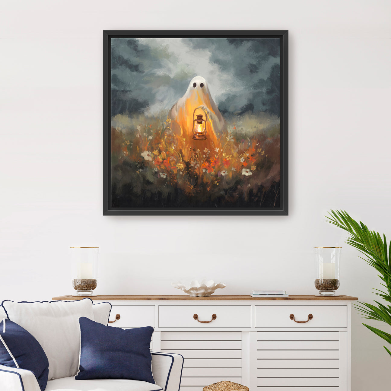 Boo in the Garden Canvas Giclee – Pier 1