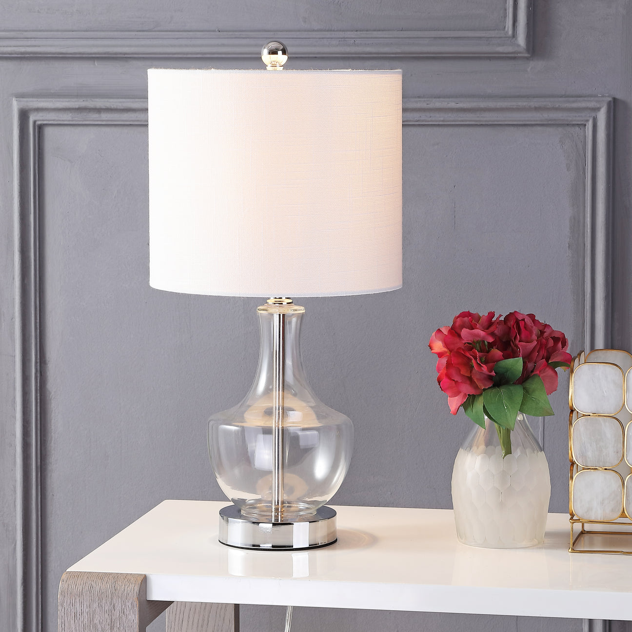 Colette Mini Glass LED Table Lamp - Pier 1
