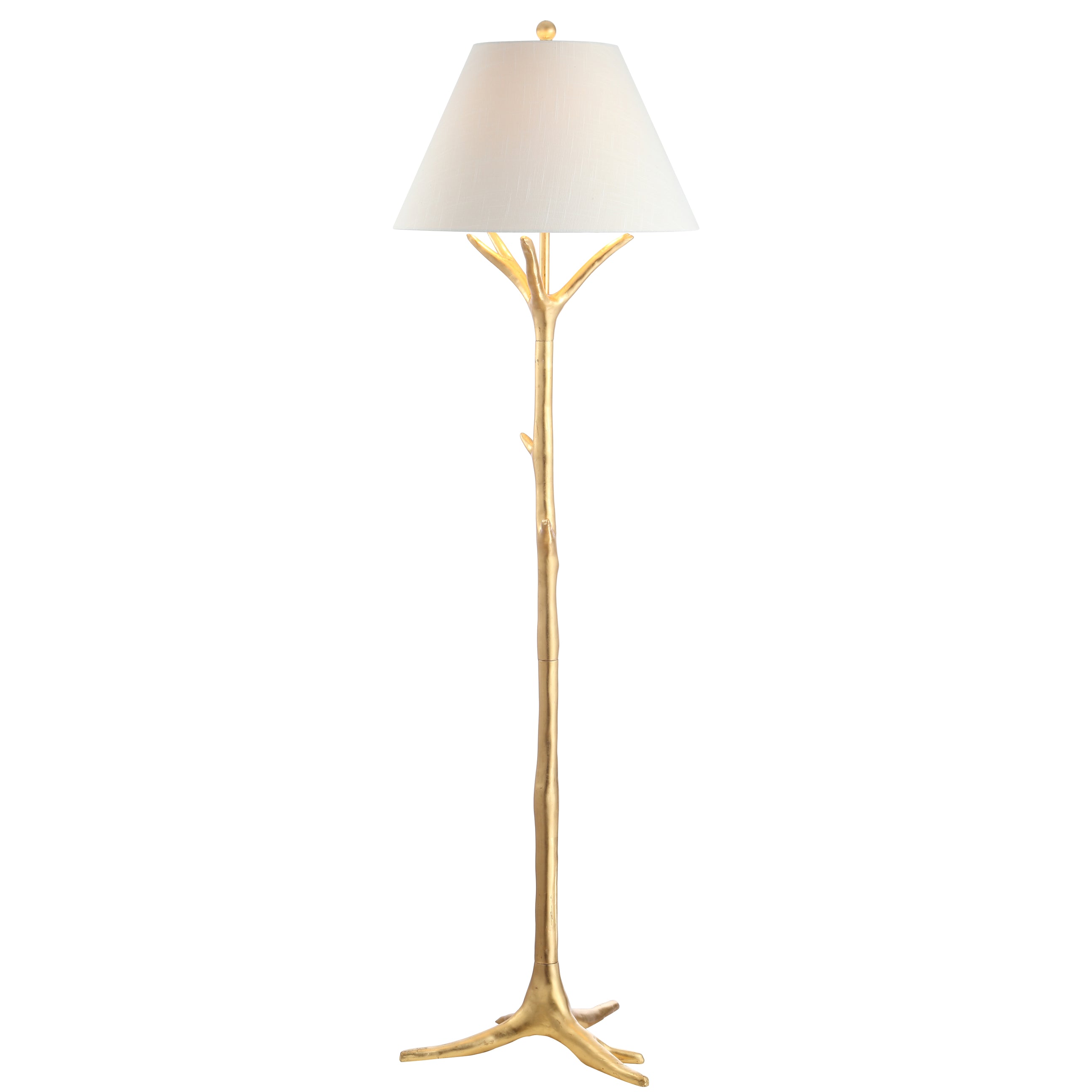 Arbor Faux Bois Resin LED Floor Lamp - Pier 1