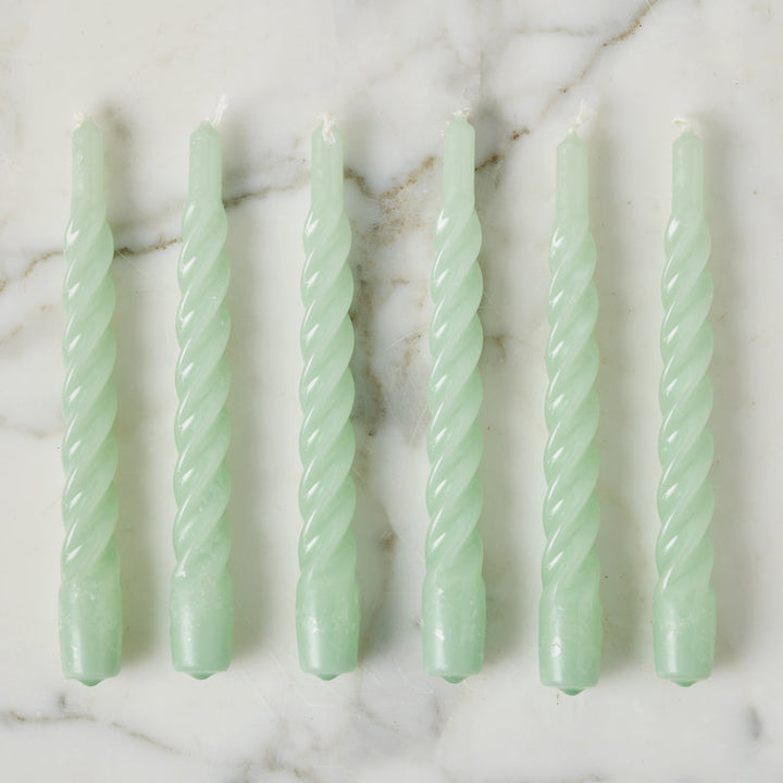 Lacquer Twisted Taper Candles, Set of 6 - Pier 1