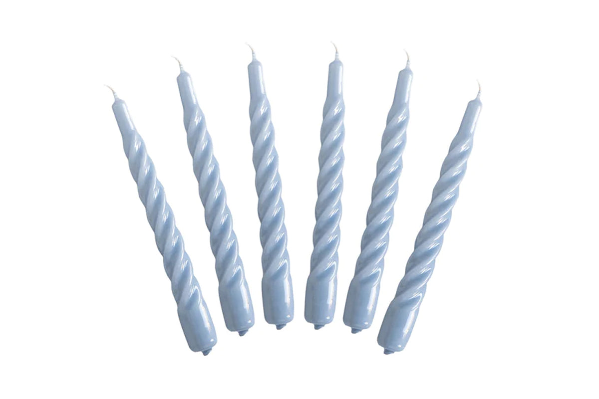 Lacquer Twisted Taper Candles, Set of 6 - Pier 1