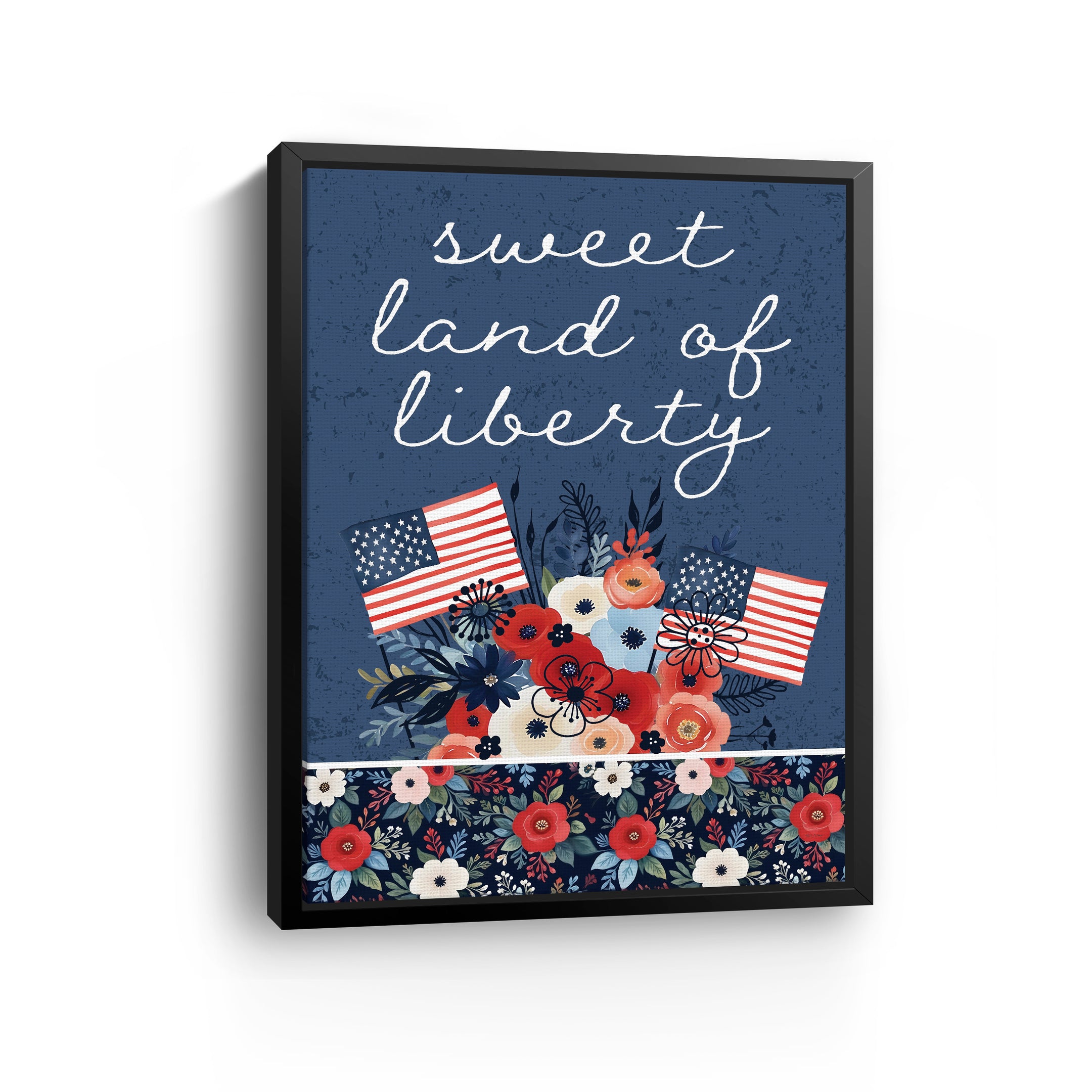 Patriotic Sweet Land of Liberty Canvas Giclee - Pier 1