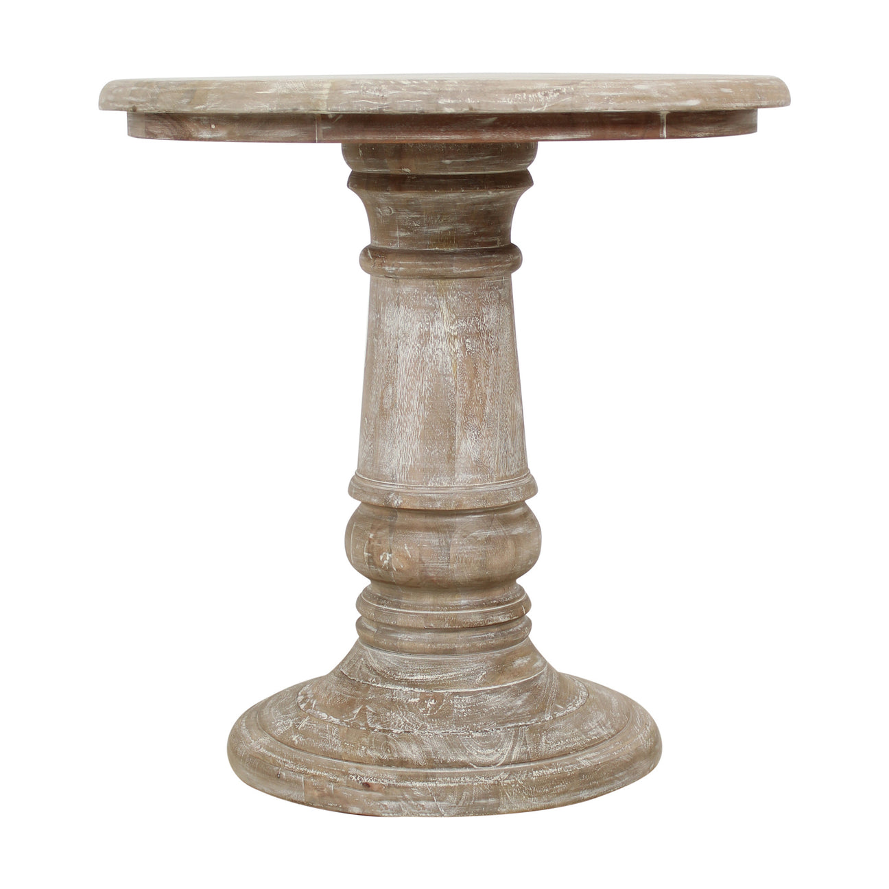 Reya Round Solid Wood Accent Table – Pier 1