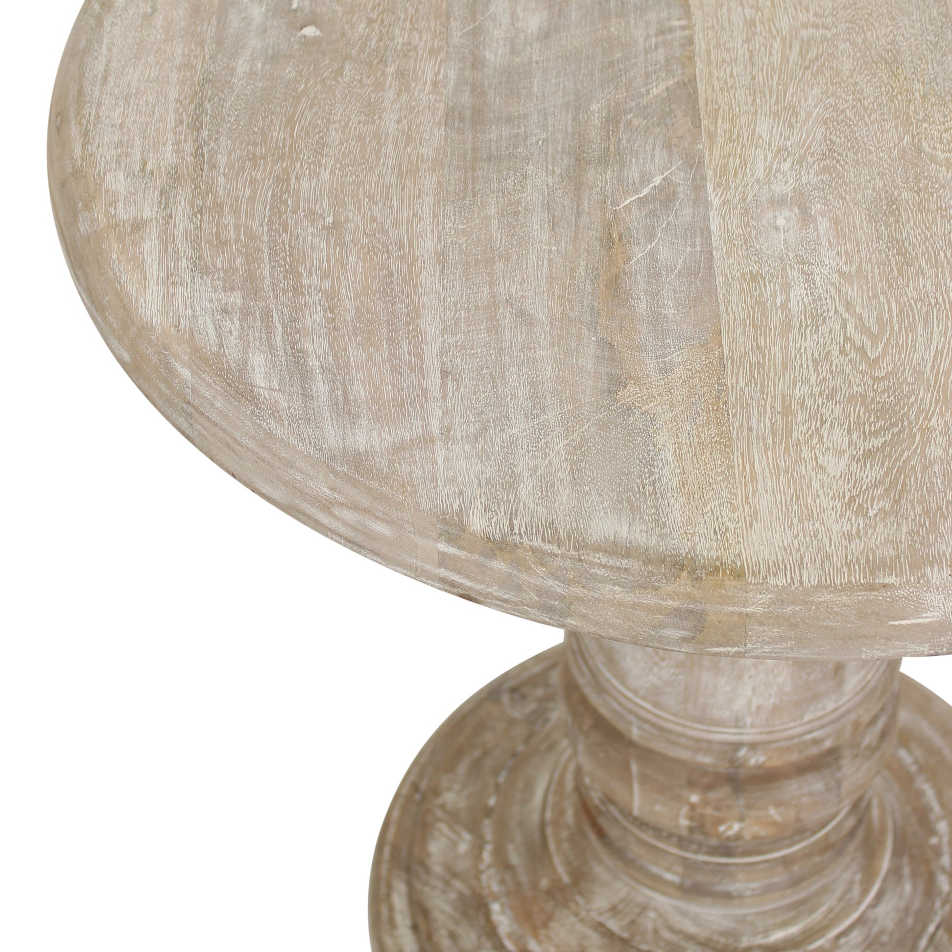 Reya Round Solid Wood Accent Table – Pier 1