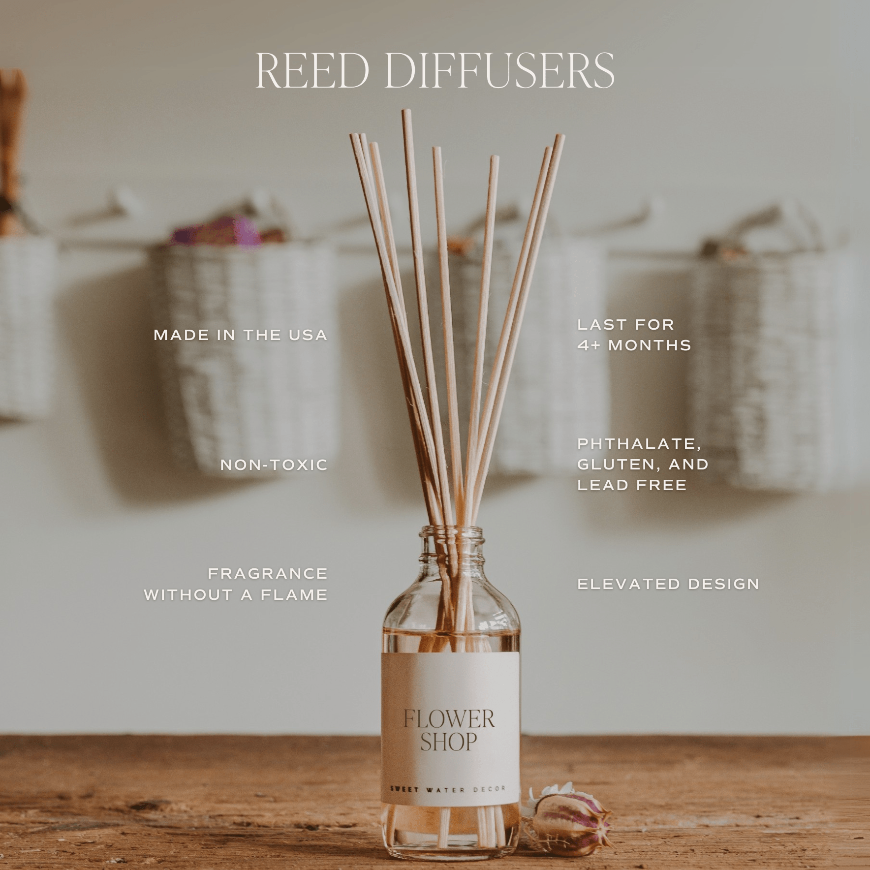Cashmere and Vanilla Amber Reed Diffuser – Pier 1