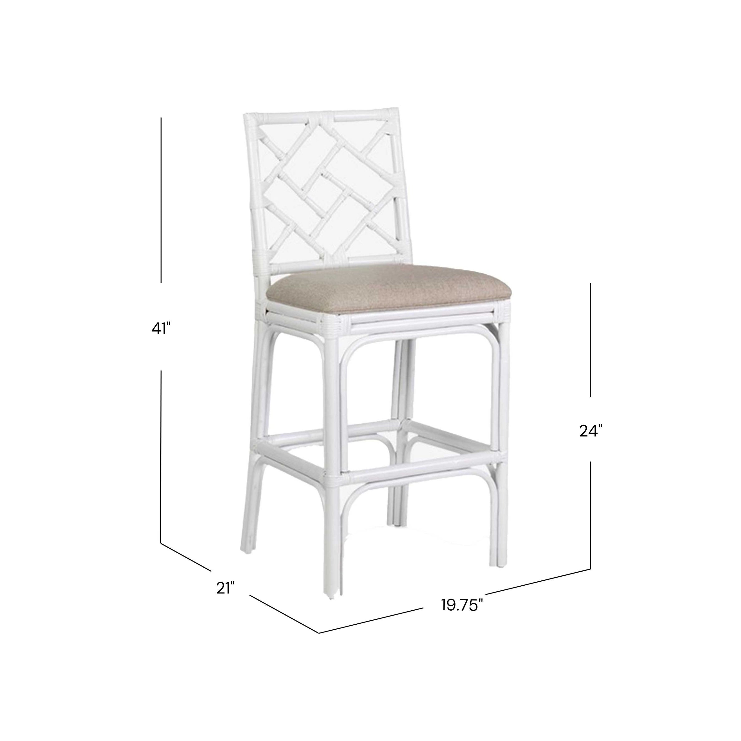 Chippendale Rattan Counter Stool - Pier 1