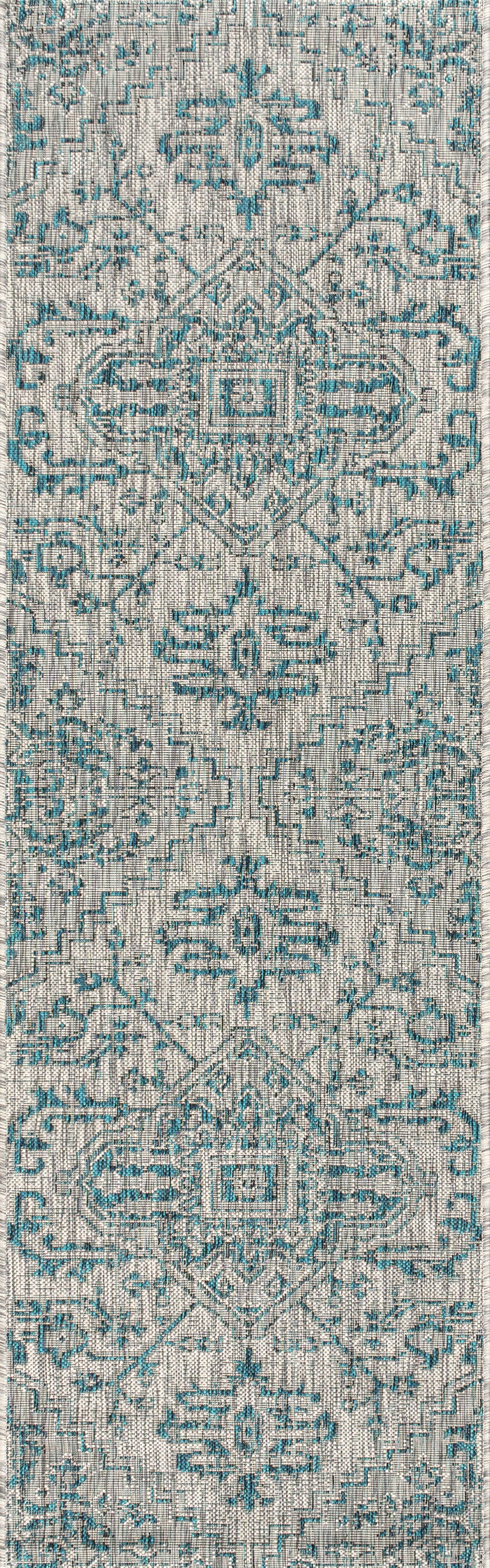 Estrella Bohemian Medallion Textured Weave Indoor/Outdoor Area Rug - Pier 1
