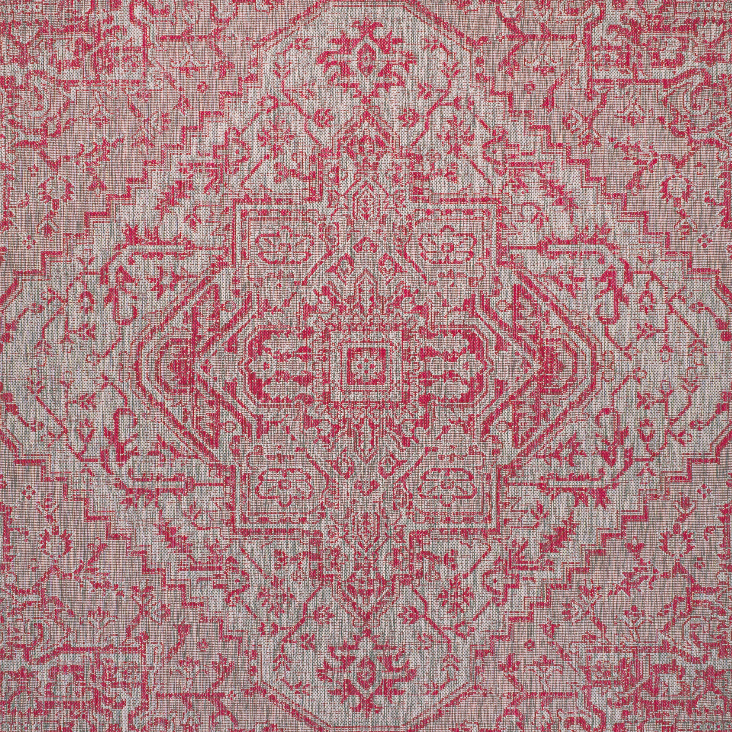 Estrella Bohemian Medallion Textured Weave Indoor/Outdoor Area Rug - Pier 1