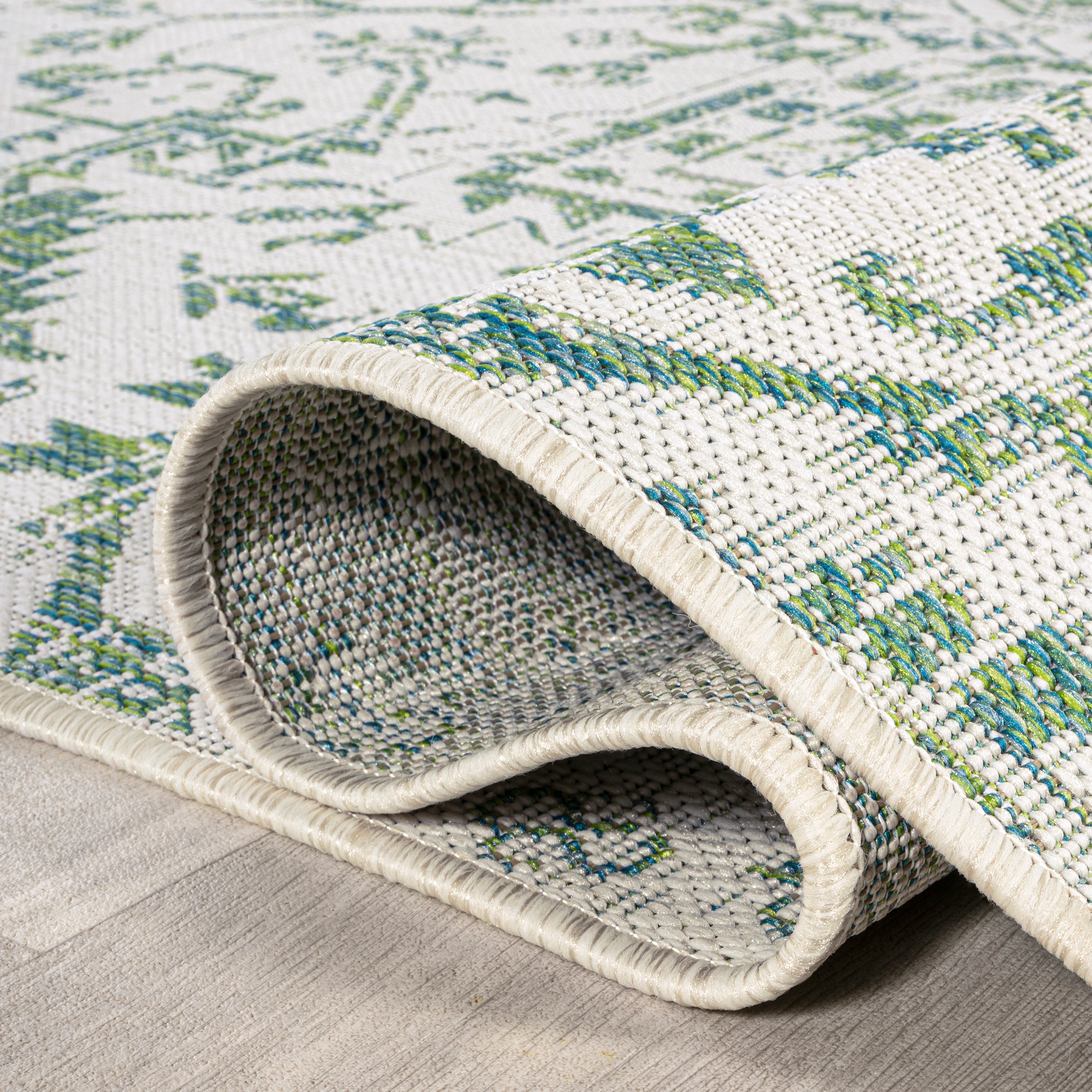 Estrella Bohemian Medallion Textured Weave Indoor/Outdoor Area Rug - Pier 1