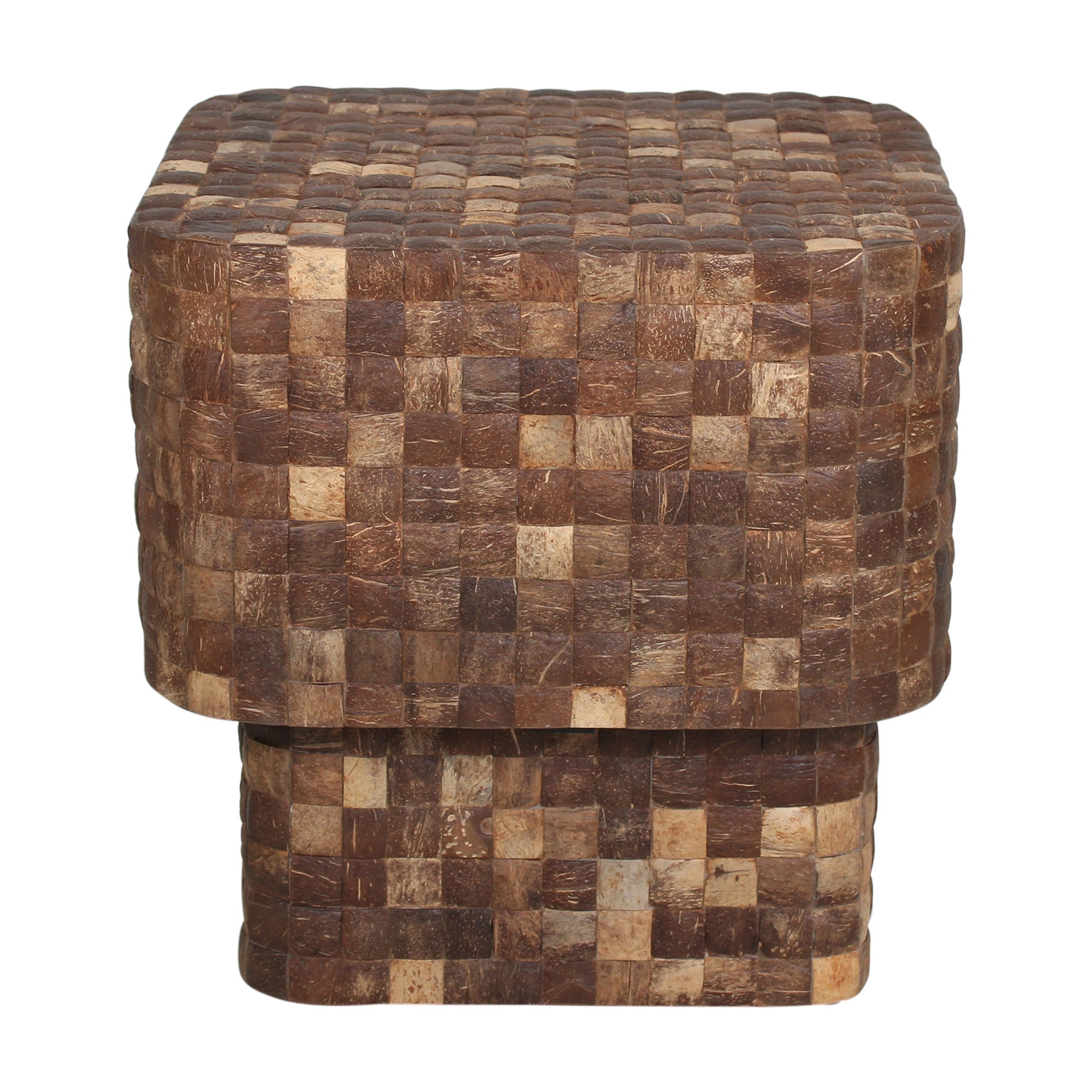 Samoa Square Coconut Shell Side Table – Pier 1