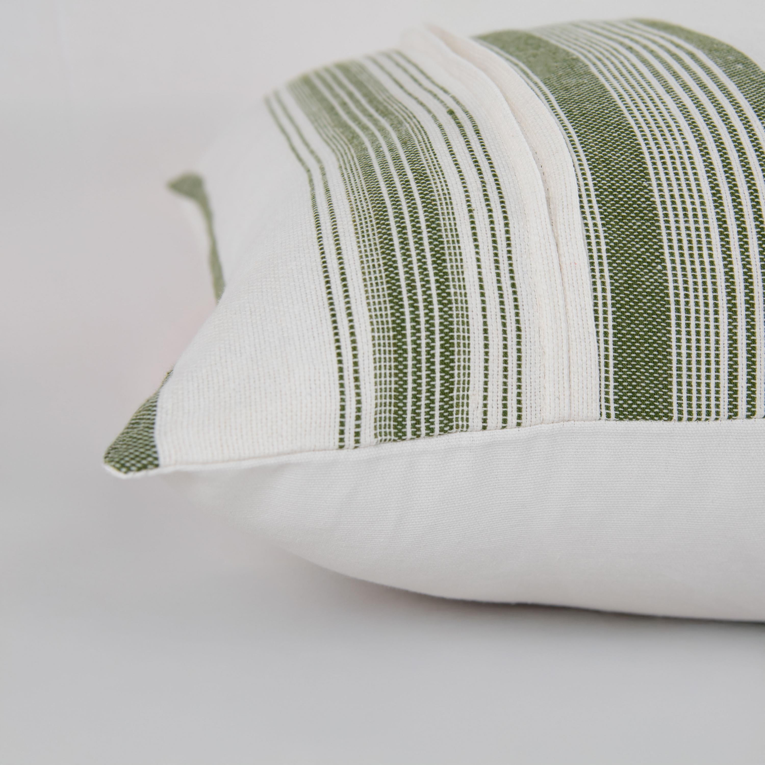 Woven Stripe Decorative Throw Pillow - Pier 1