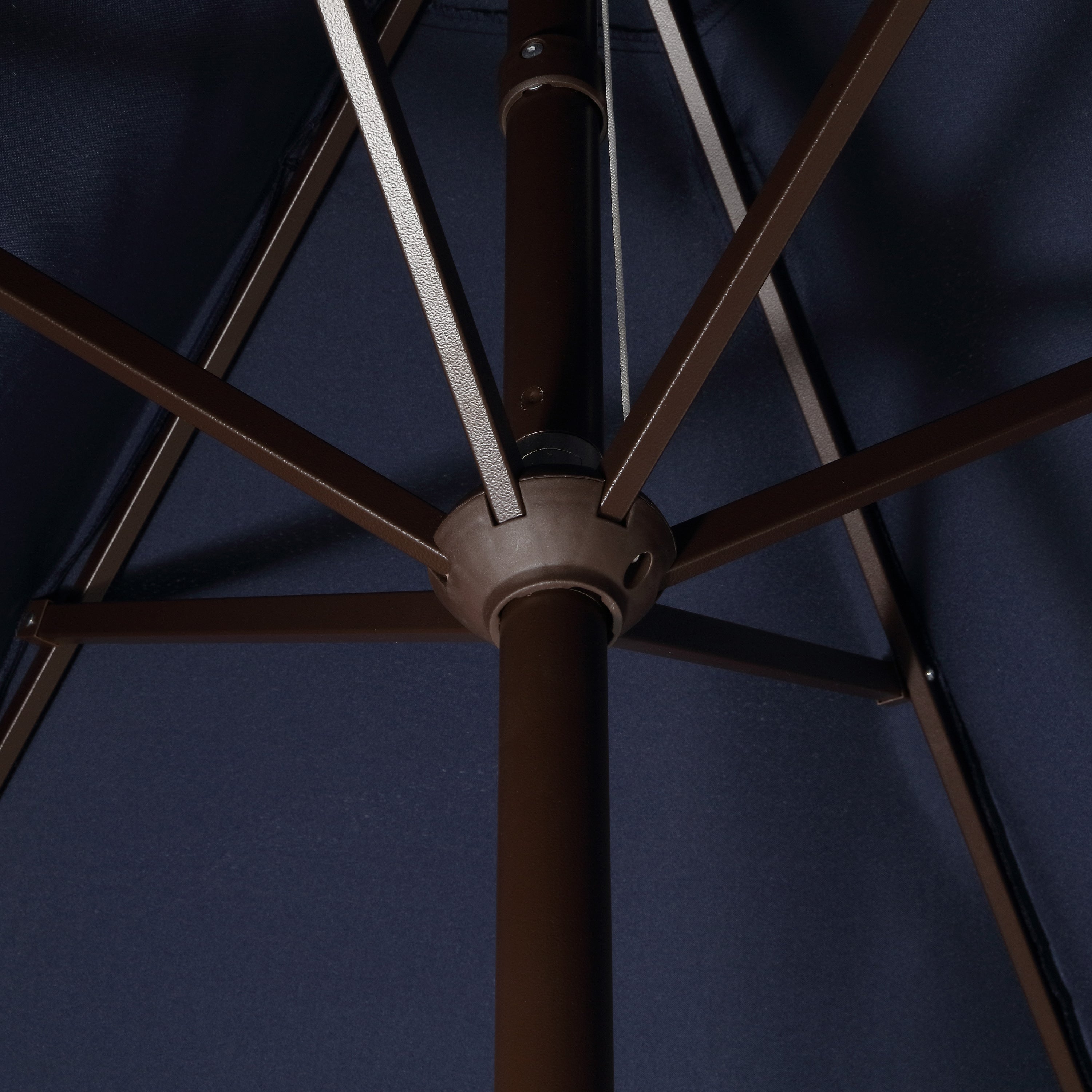 Collins Classic Cottage Tassel Market Patio Umbrella with Auto-Tilt ...