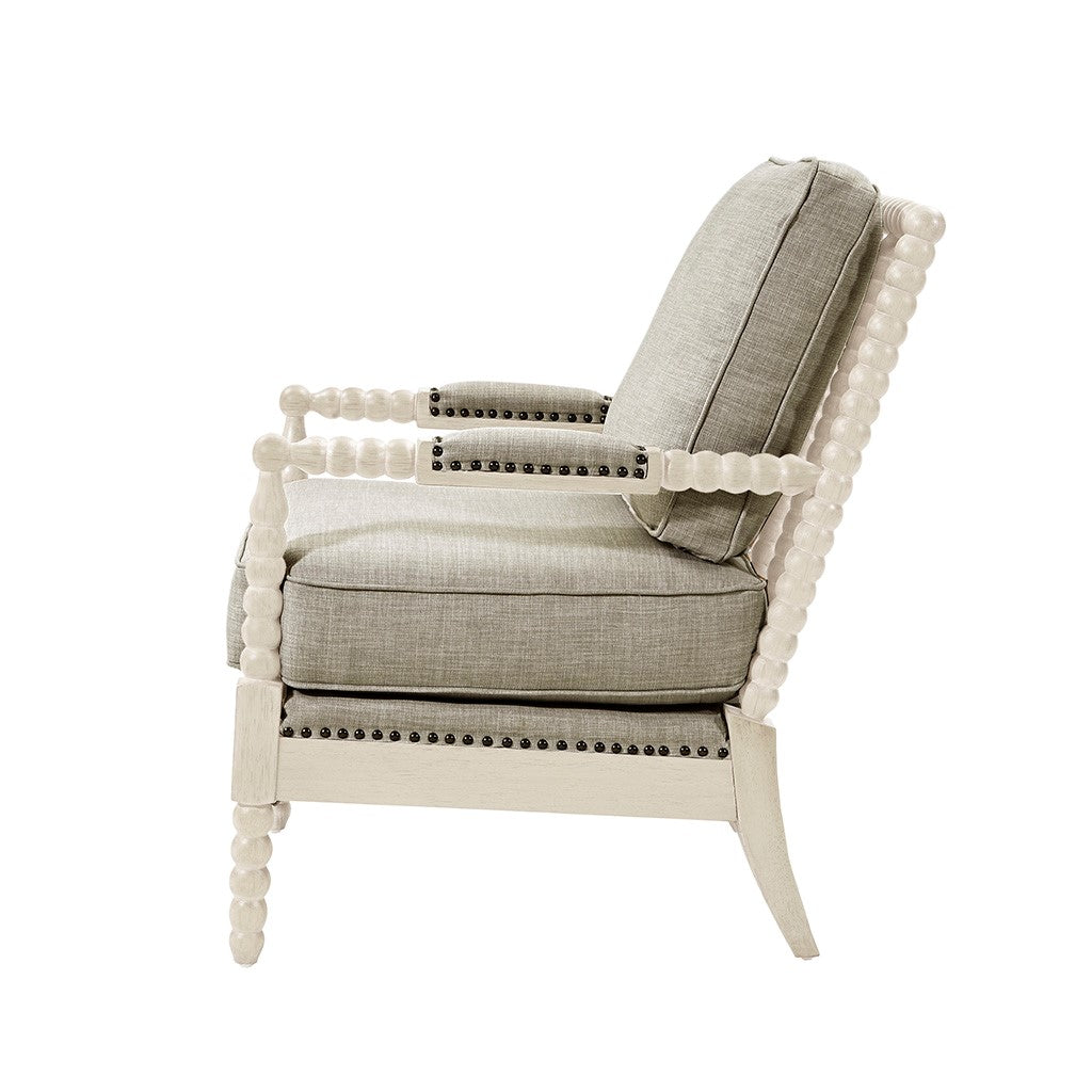 Automata Arm Chair with Open-Back Spindle and Turned Design - Pier 1