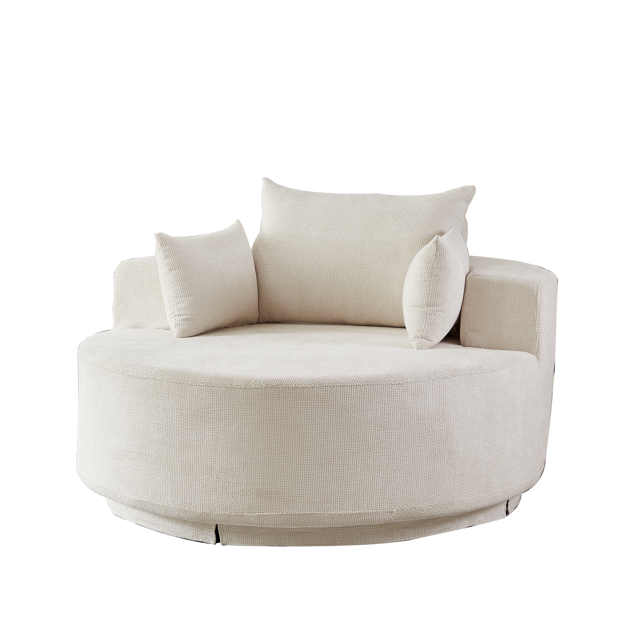 Oversized Chenille Swivel Lounge Chair – Pier 1