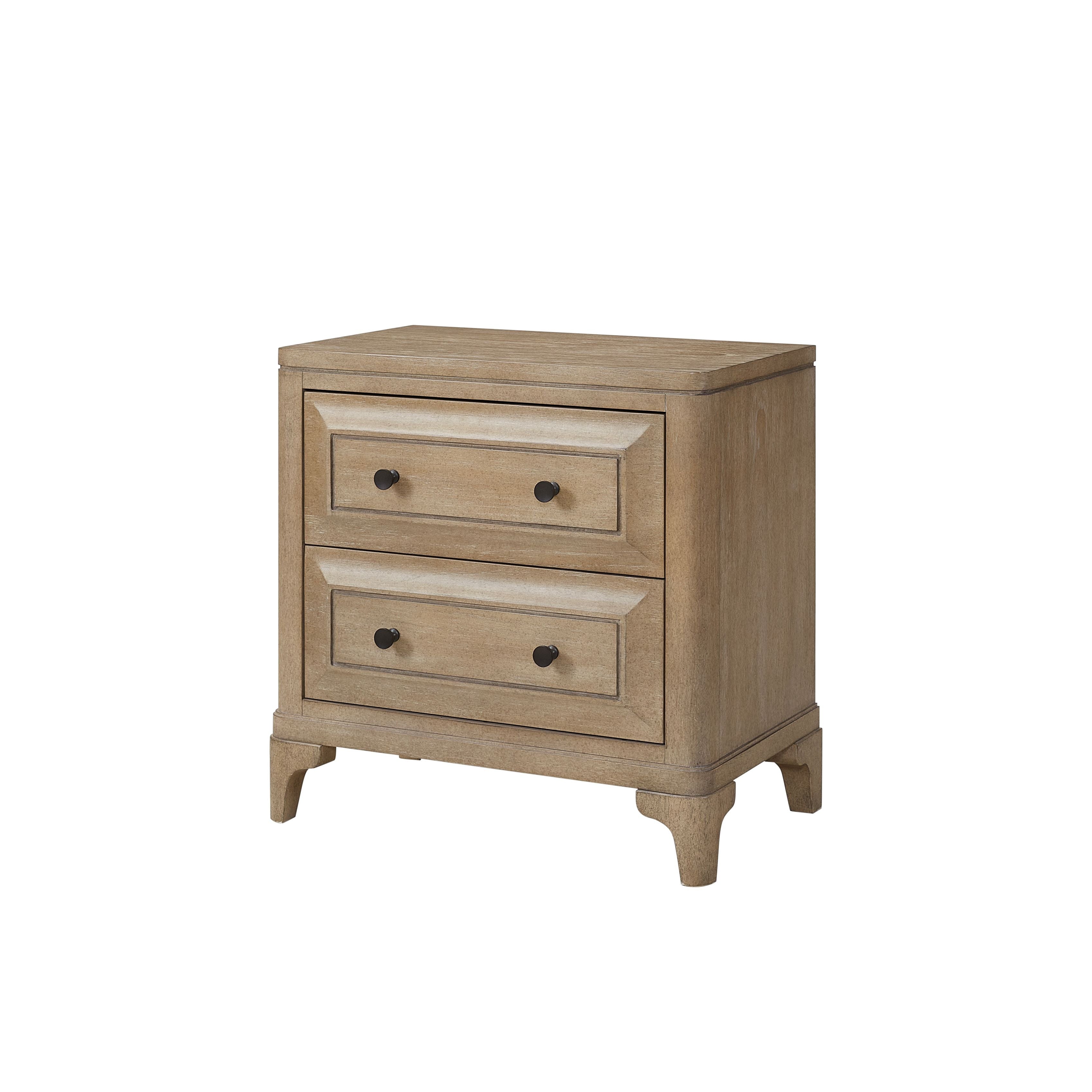 Sand Finish 2 Drawer Nightstand - Pier 1