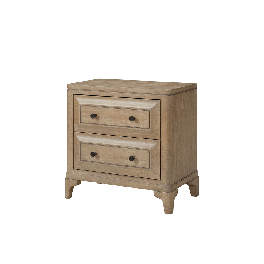Sand Finish 2 Drawer Nightstand - Pier 1